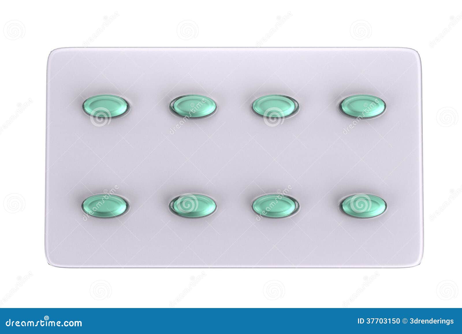 3d render of pill plate stock illustration. Illustration of pill - 37703150