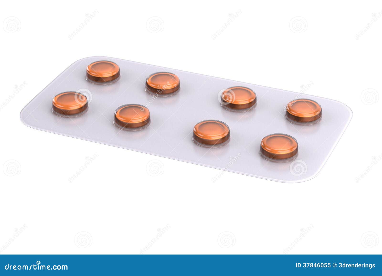 3d render of pill plate stock illustration. Illustration of doctor ...