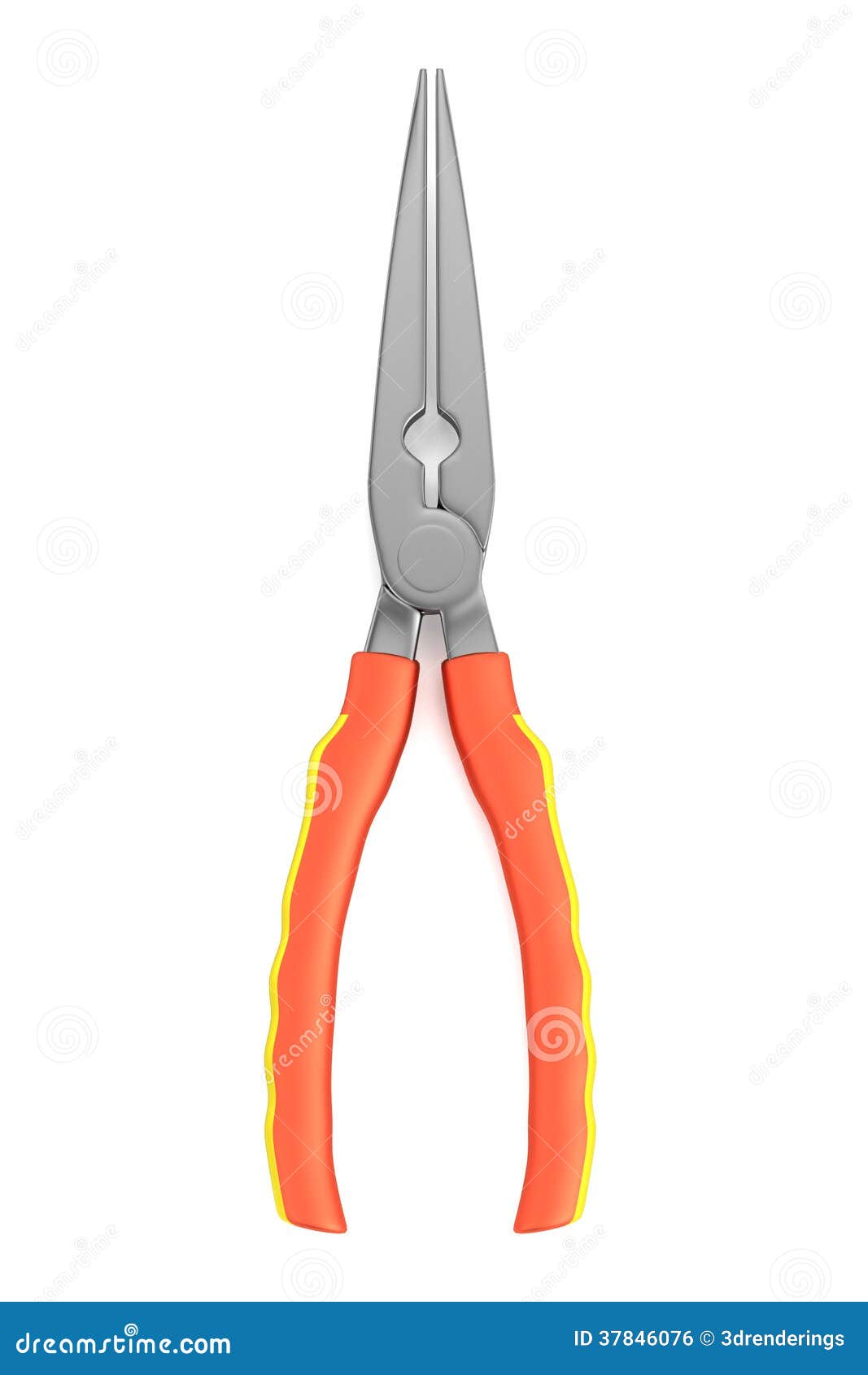 3d render of pliers stock illustration. Illustration of model - 37846076