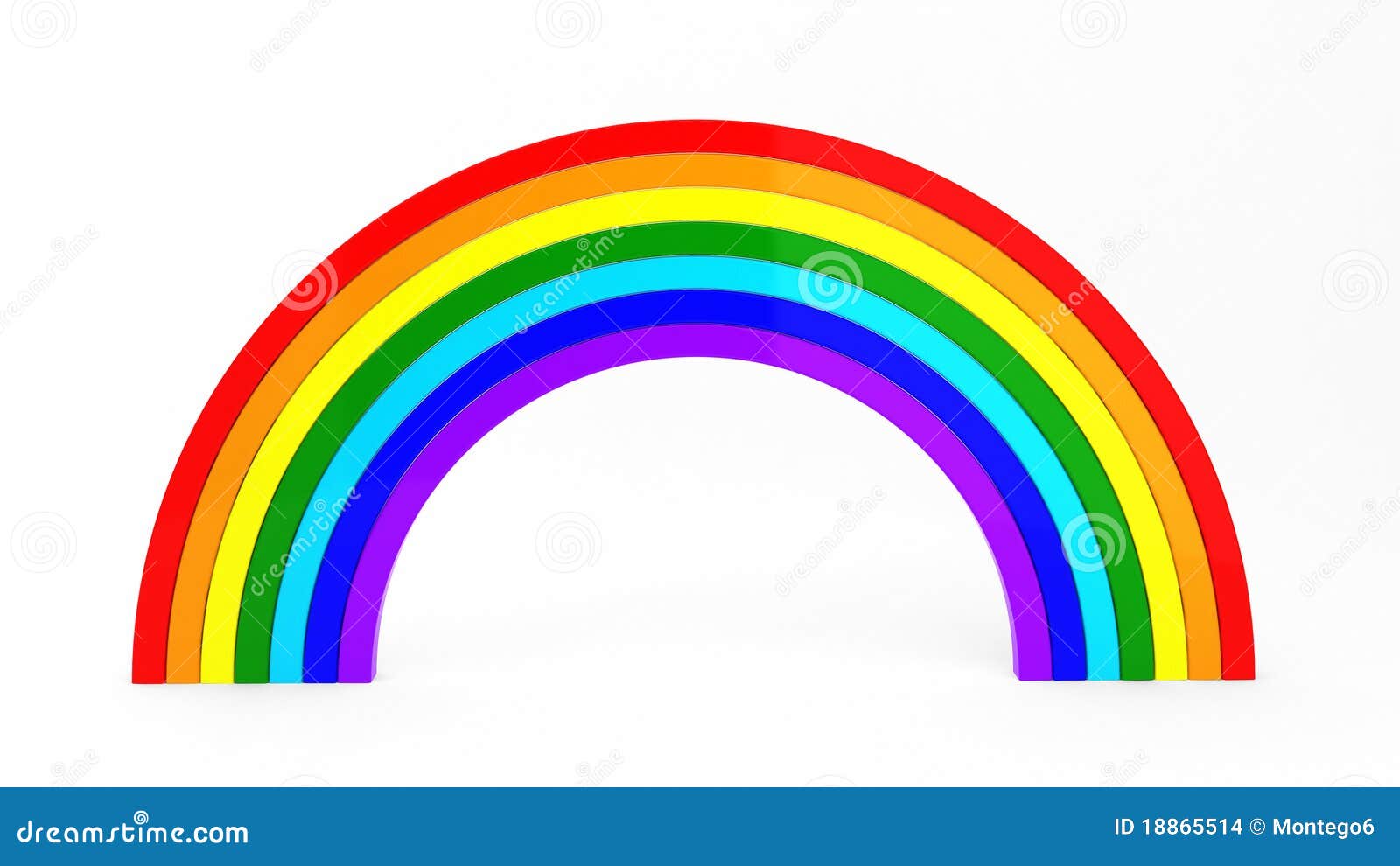 3d render of rainbow stock illustration. Illustration of creative ...