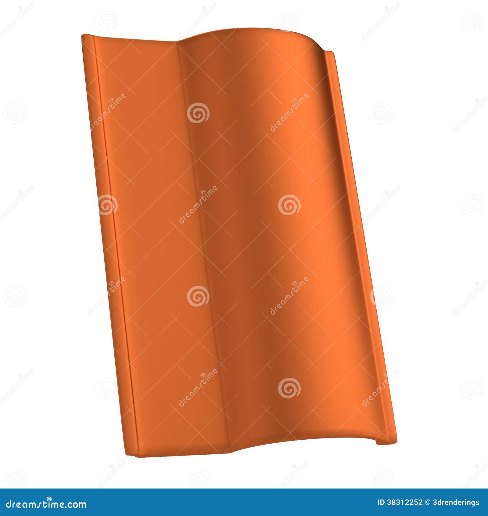 3d render of roof tile stock illustration. Illustration of roof - 38312252