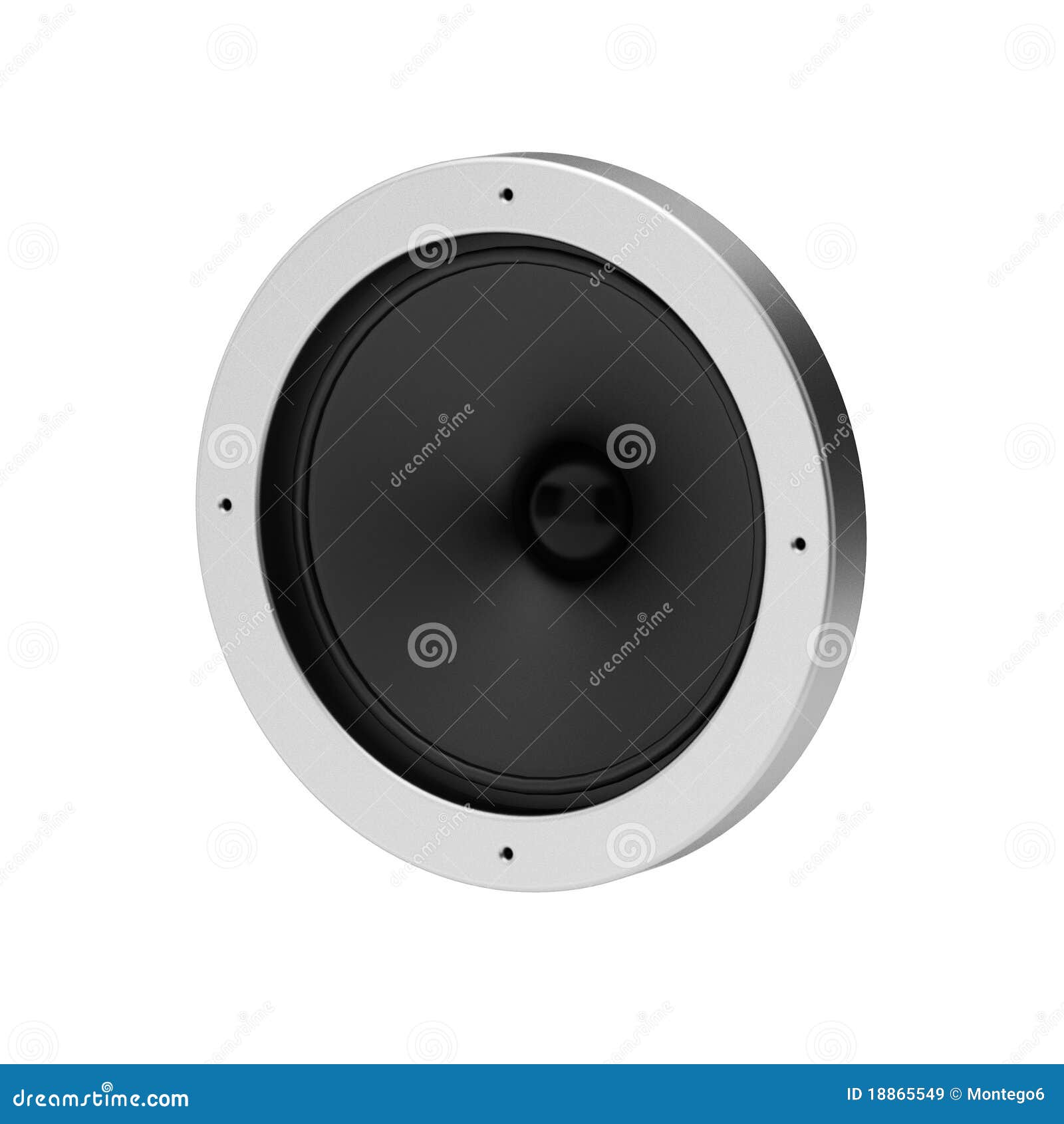 3d render of speaker stock illustration. Illustration of loud - 18865549