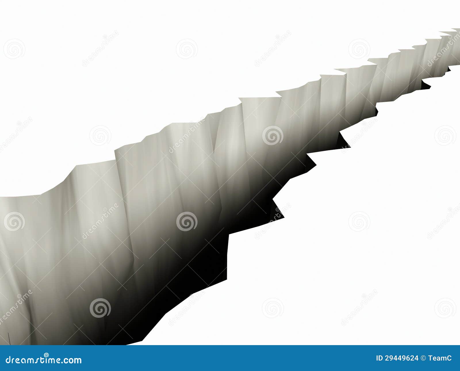 3D Rendered Chasm Stock Images - Image: 29449624