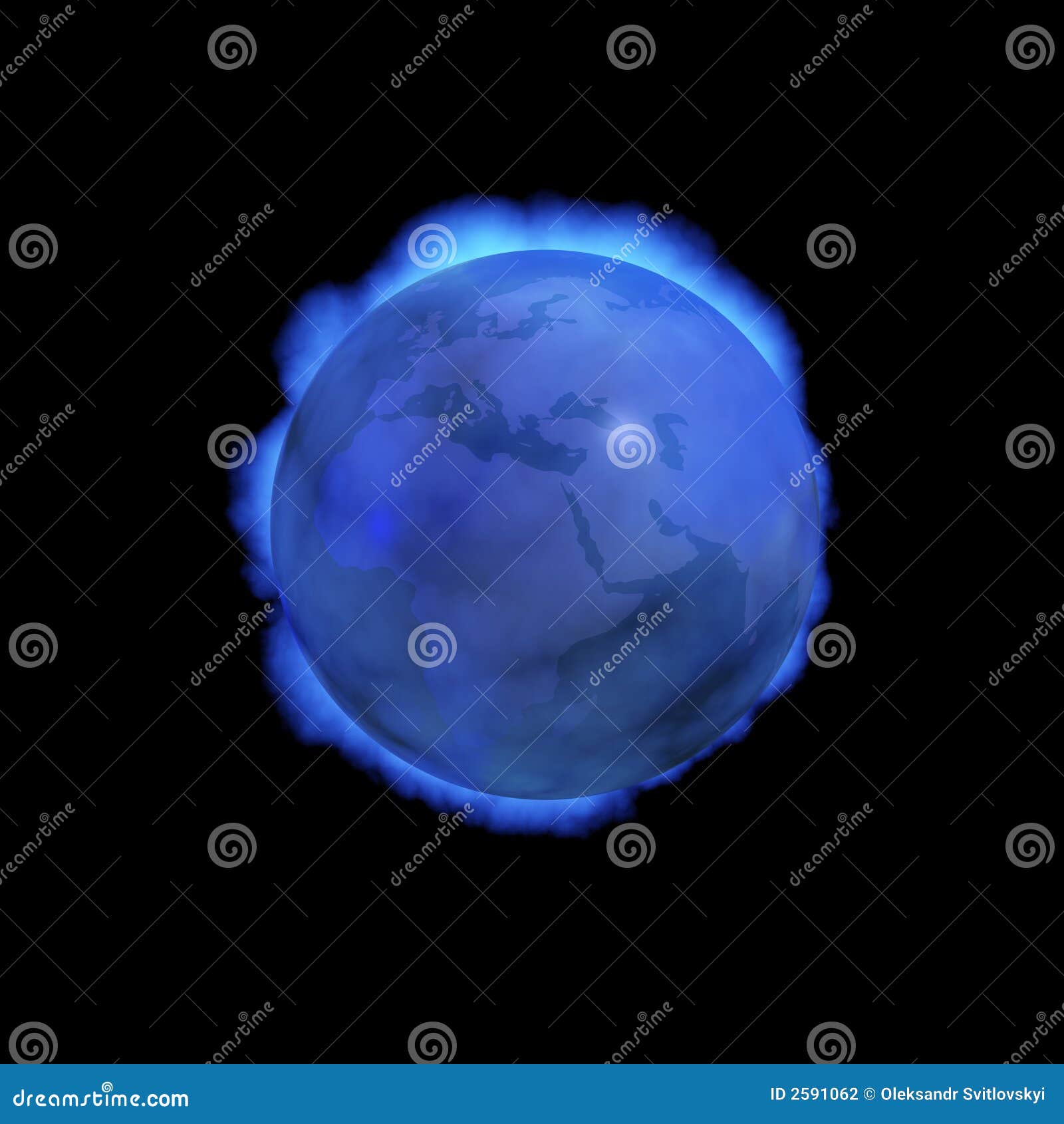 Cold World Blue Royalty-Free Stock Photography | CartoonDealer.com #517619