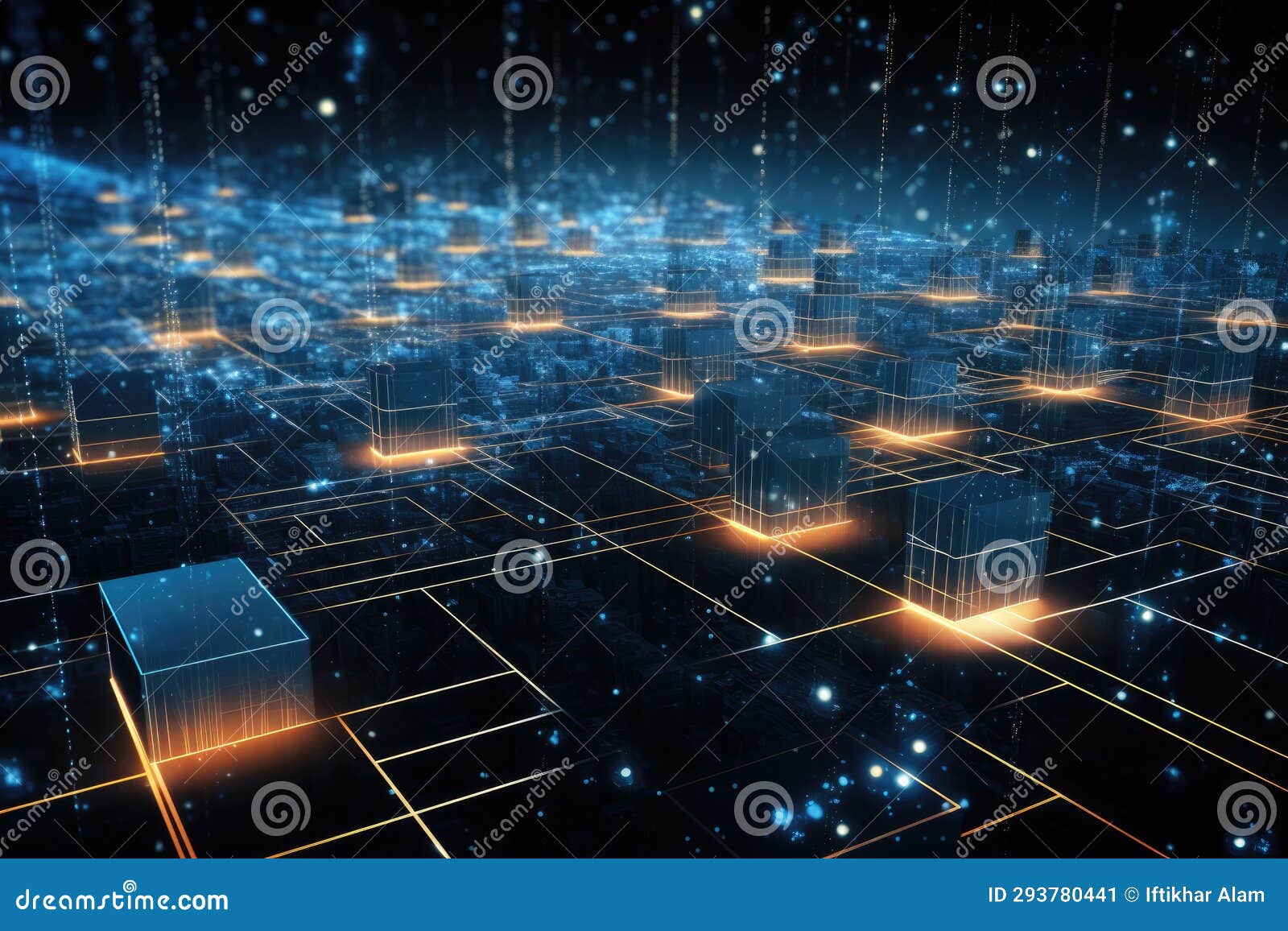 3d Rendering of Abstract Technology Background with Circuit Board and ...