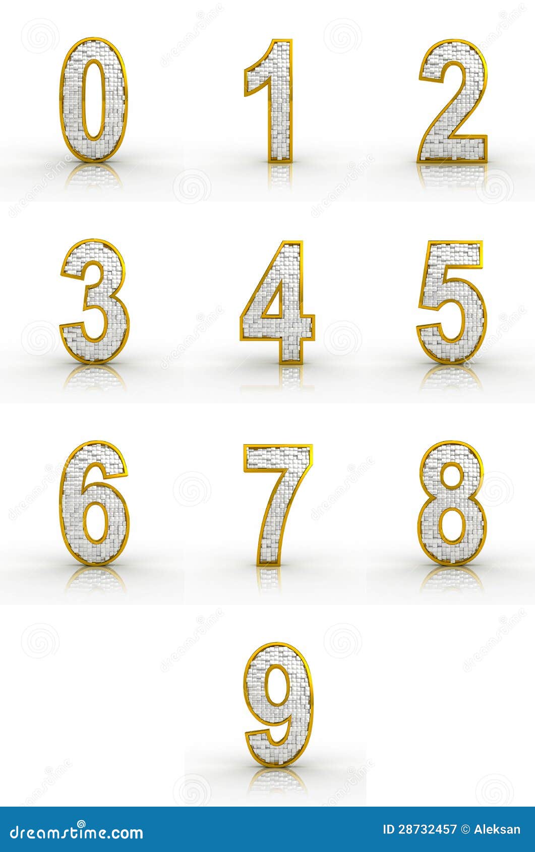 Rendering Silver Metallic Grid Background Stock Illustration ...