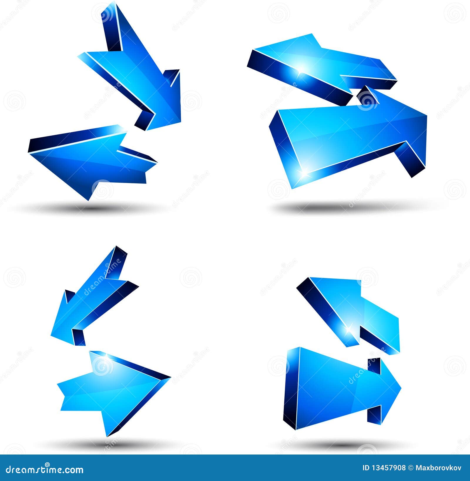 Return Arrows. Cartoon Vector | CartoonDealer.com #13160219