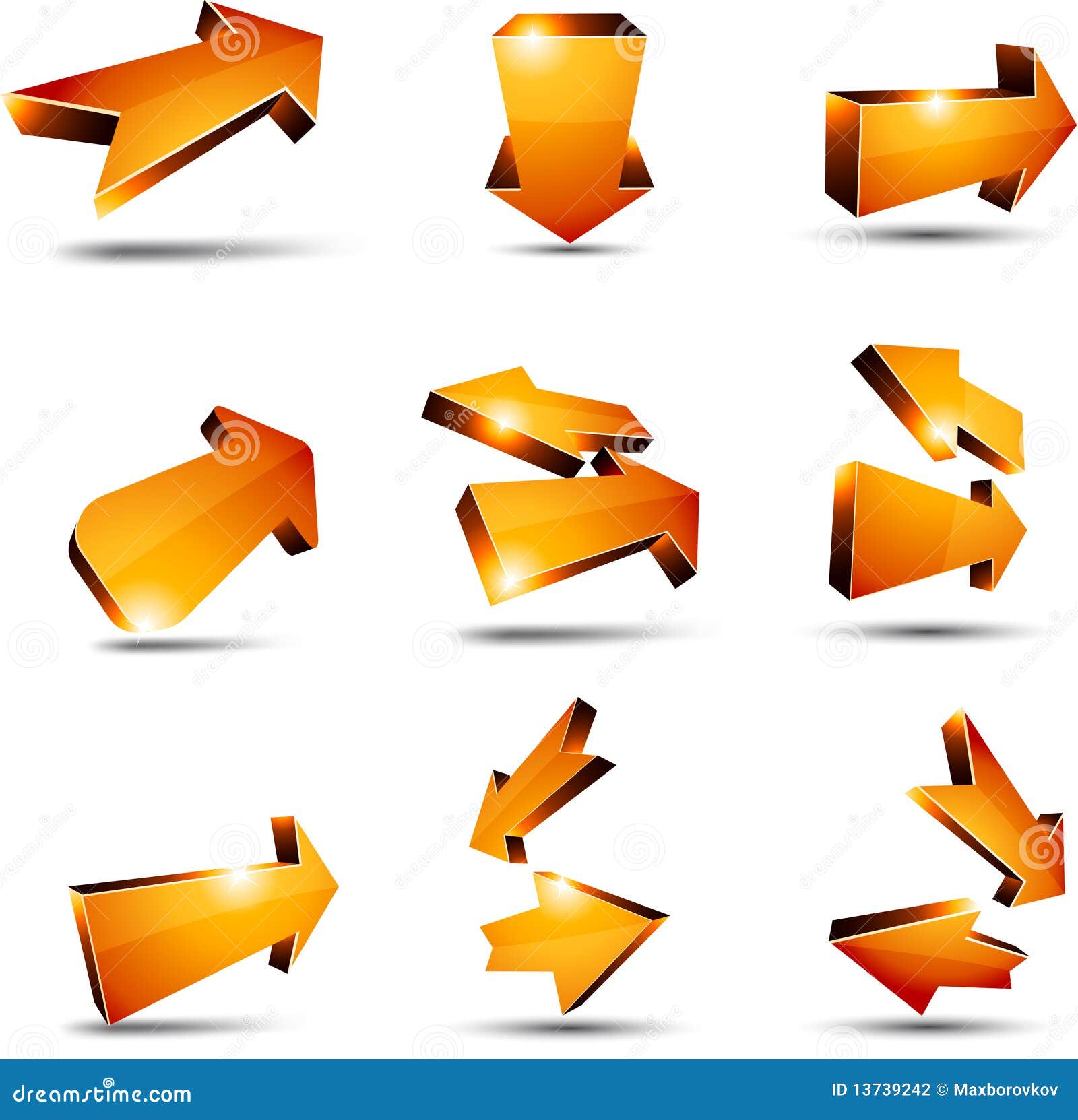 Return Arrows. Cartoon Vector | CartoonDealer.com #13160219