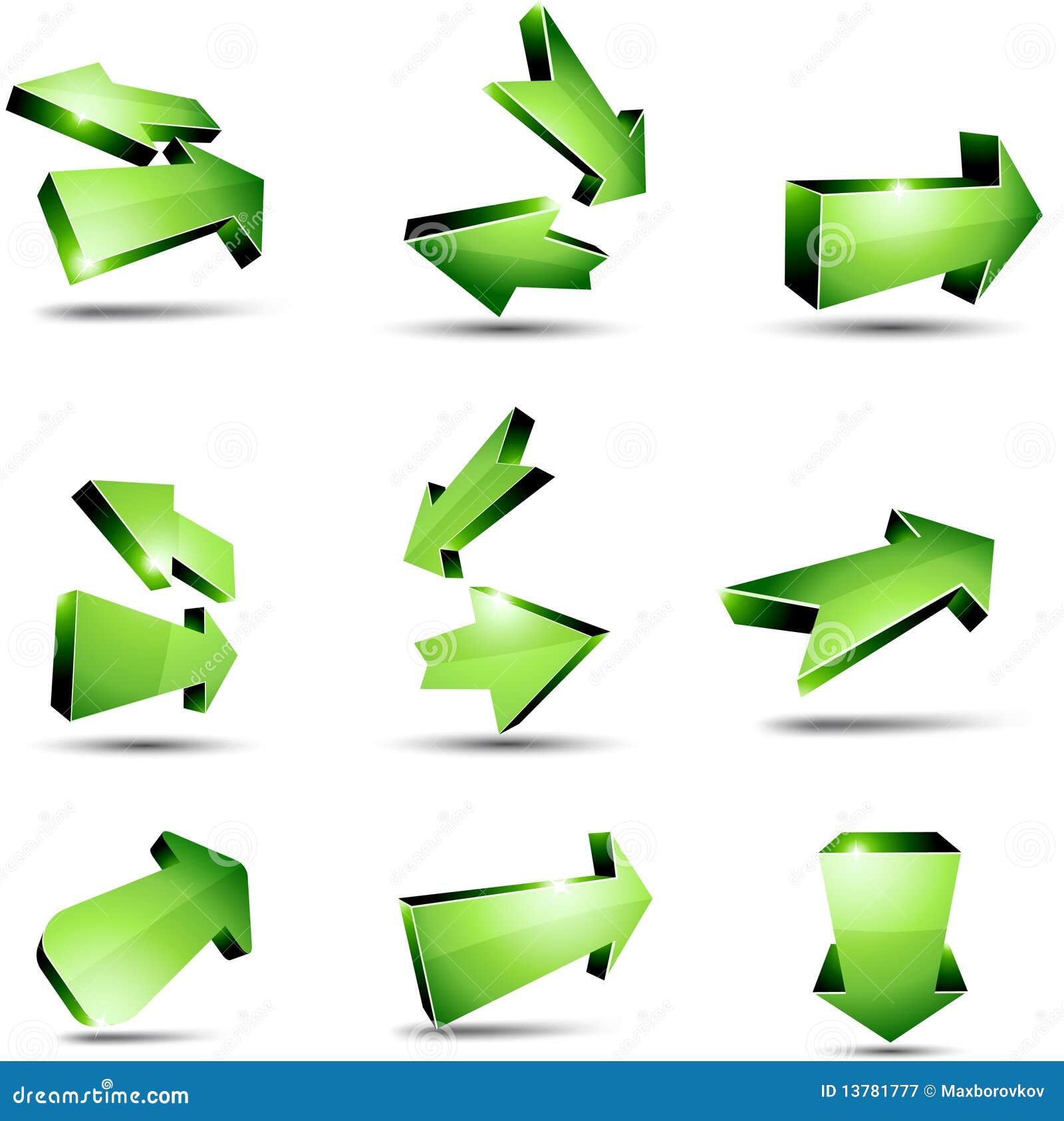 Return Arrows. Cartoon Vector | CartoonDealer.com #13160219