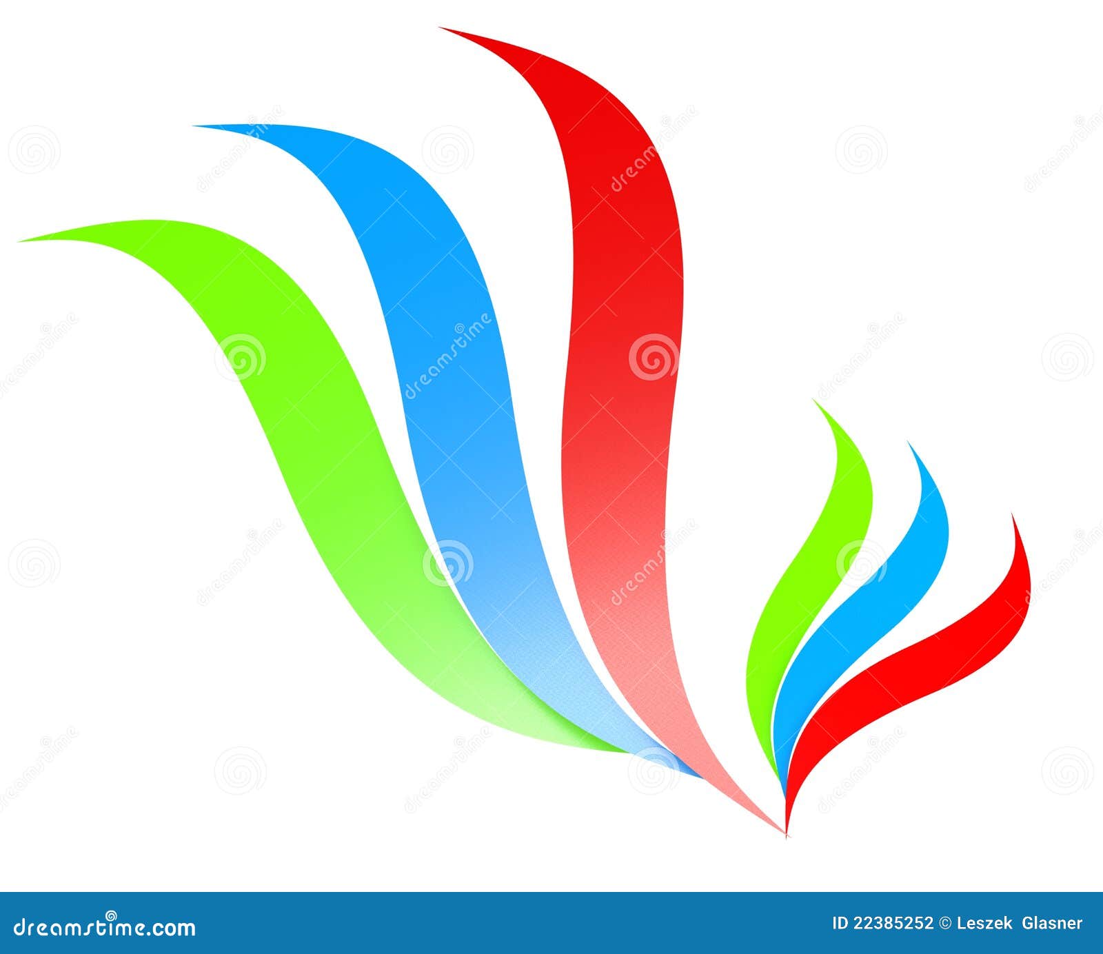 3d rgb feather icon stock illustration. Illustration of green - 22385252