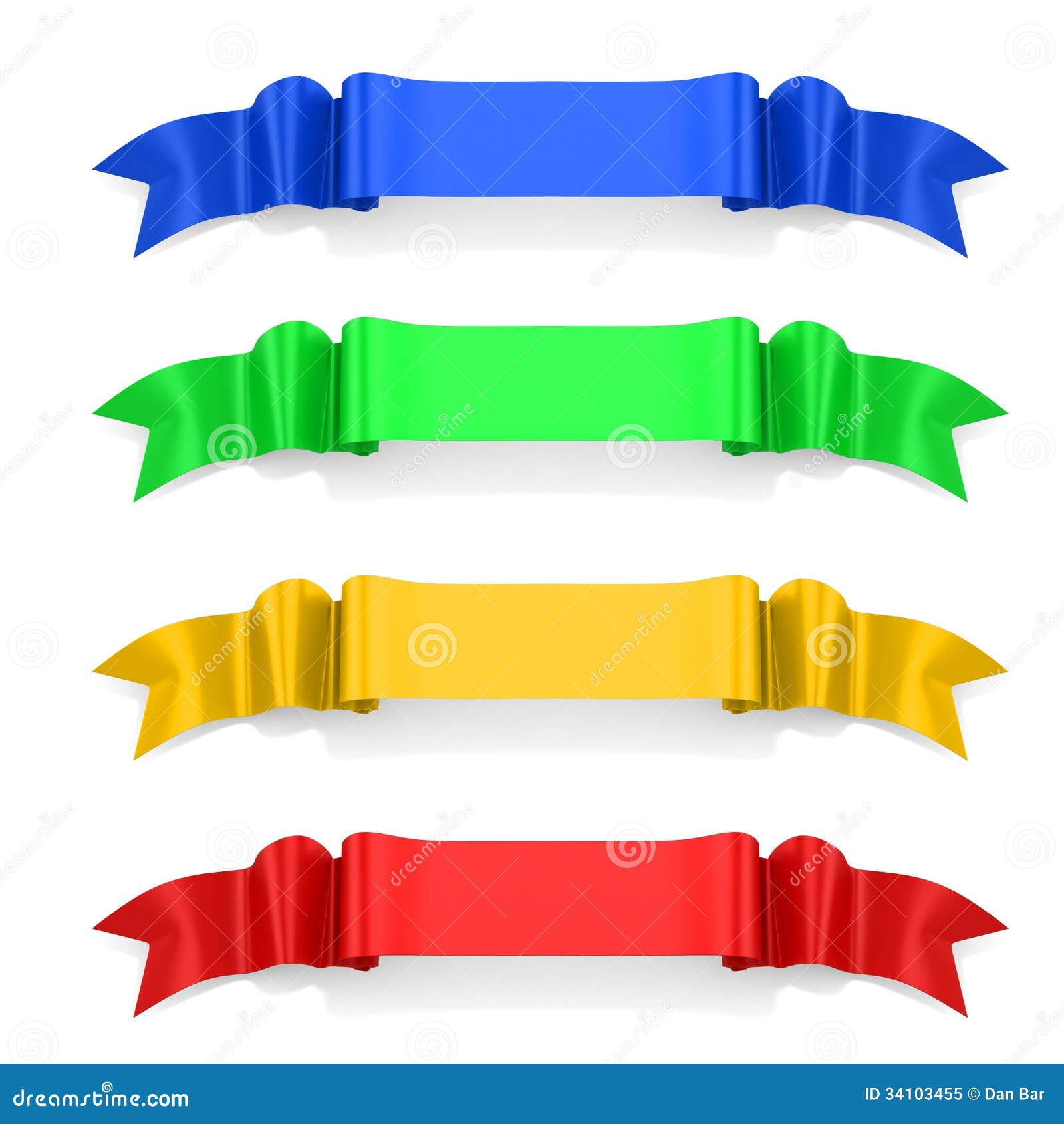 3d ribbon stock illustration. Illustration of design - 34103455