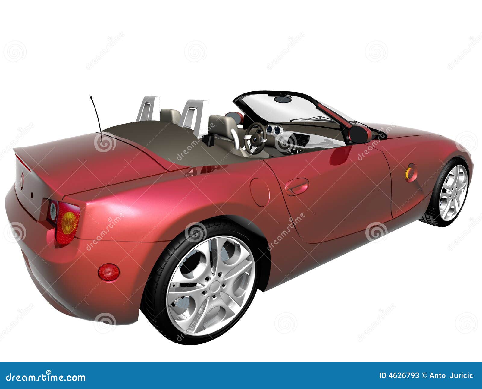 3d Rode Auto Picture. Image: 4626793
