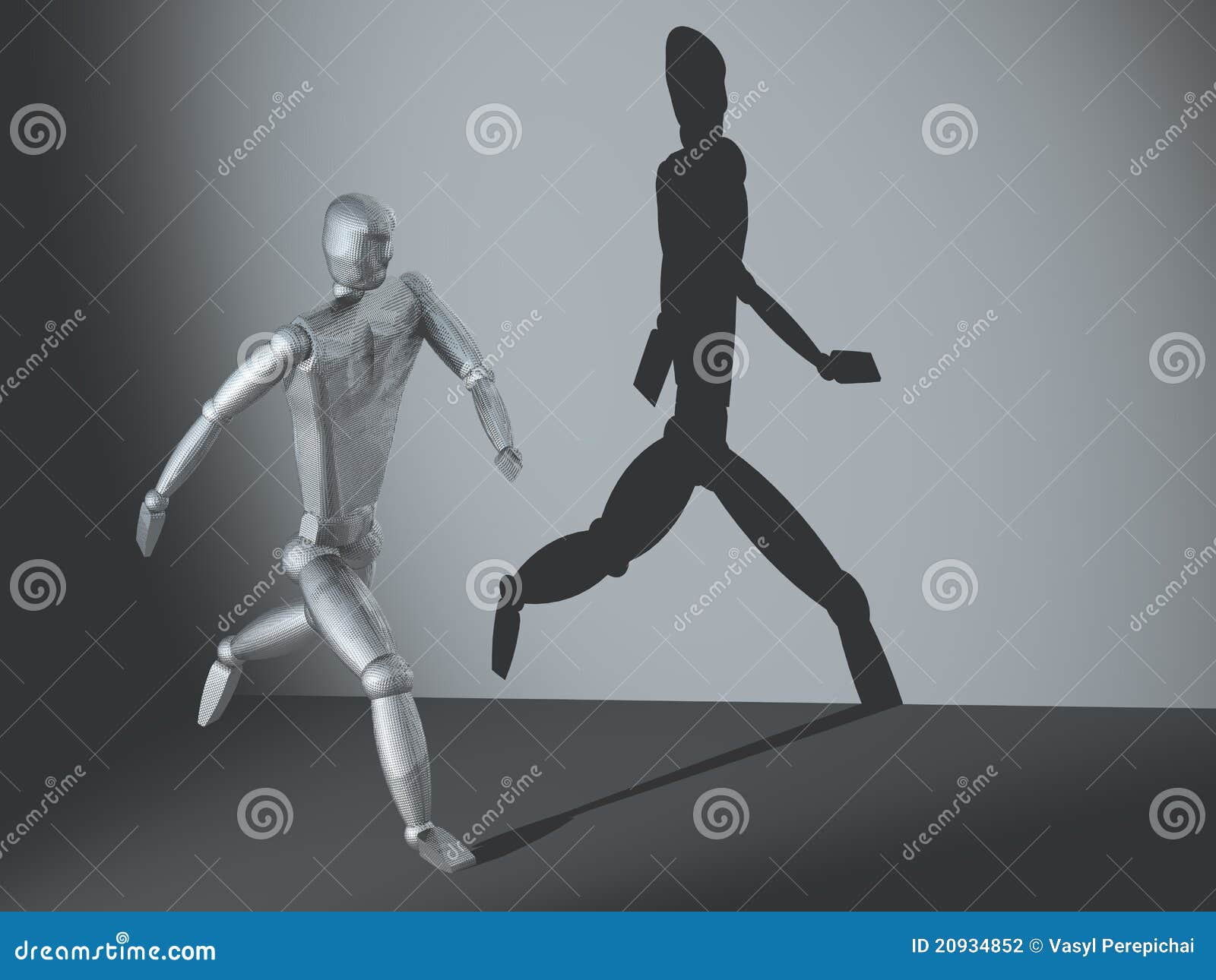 3D running man stock illustration. Illustration of olympics - 20934852
