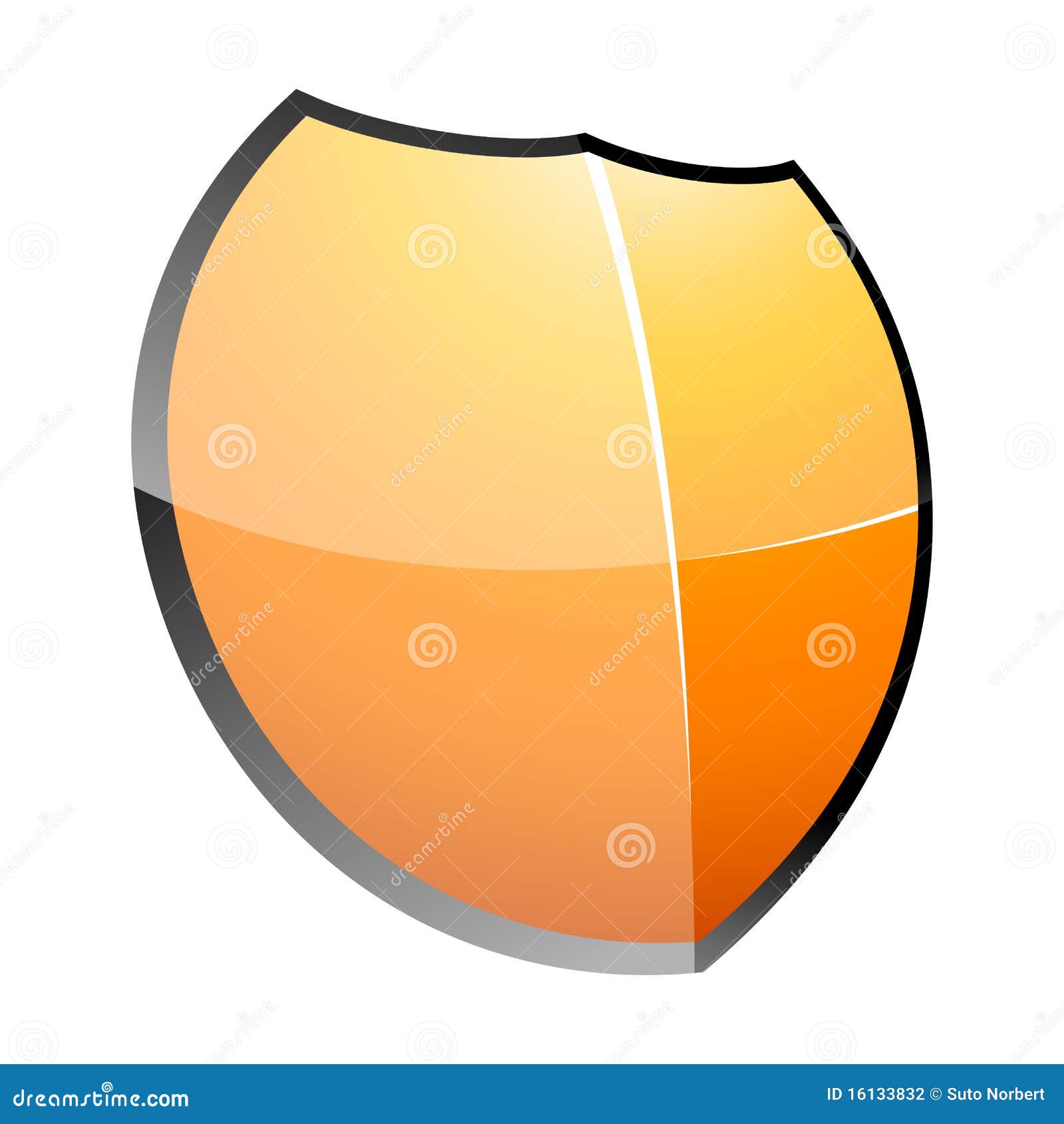 3d shield icon stock illustration. Illustration of cartoon - 16133832
