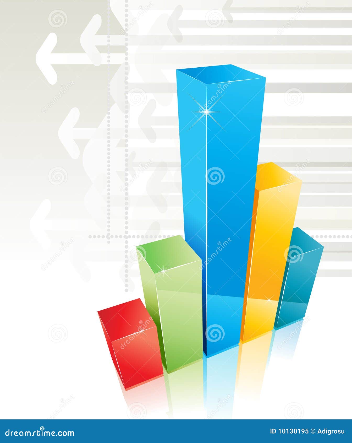 Shiny Graph Positive Infographic Cartoon Vector | CartoonDealer.com ...