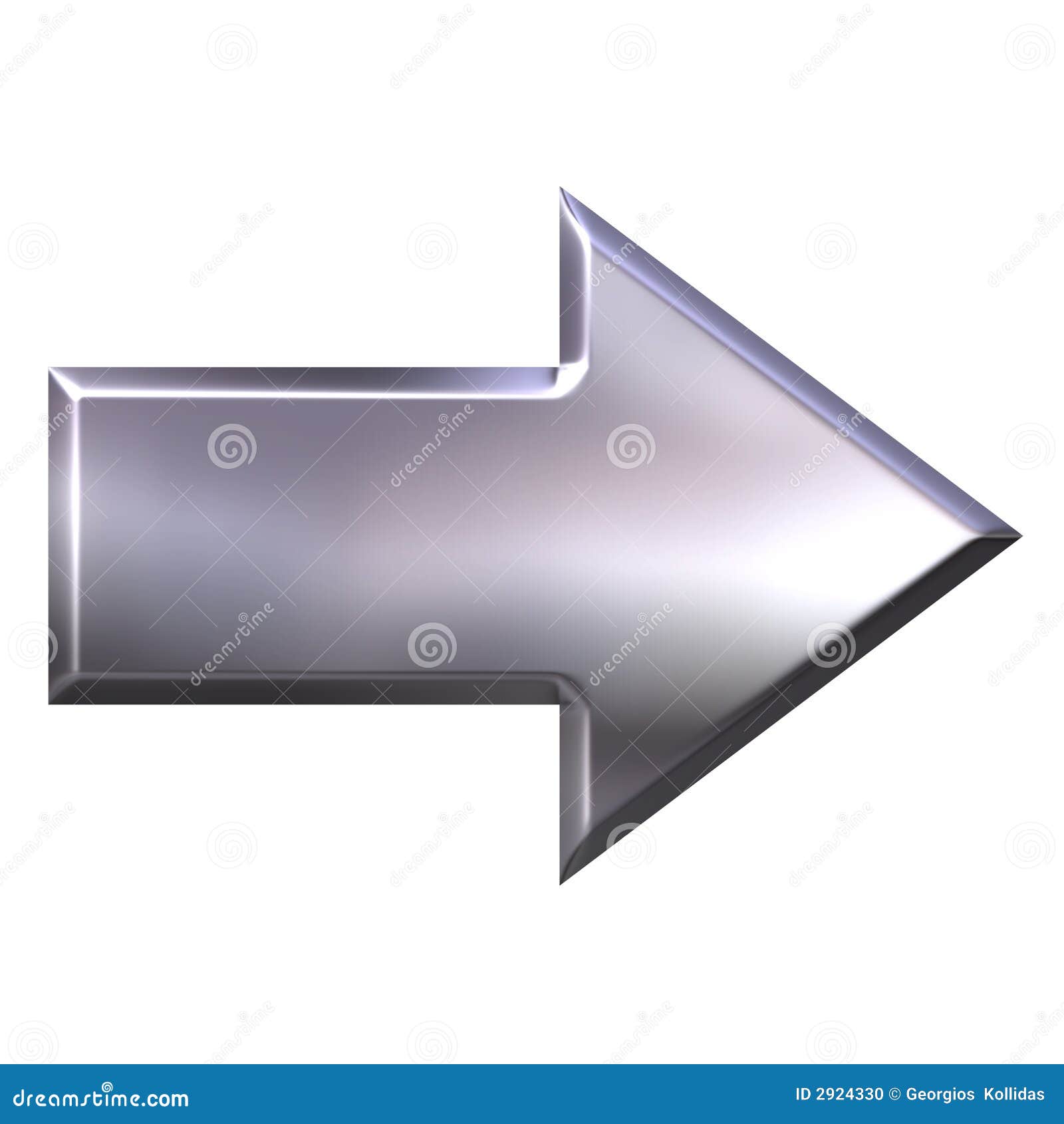 Pointer Arrow Clipart Silver