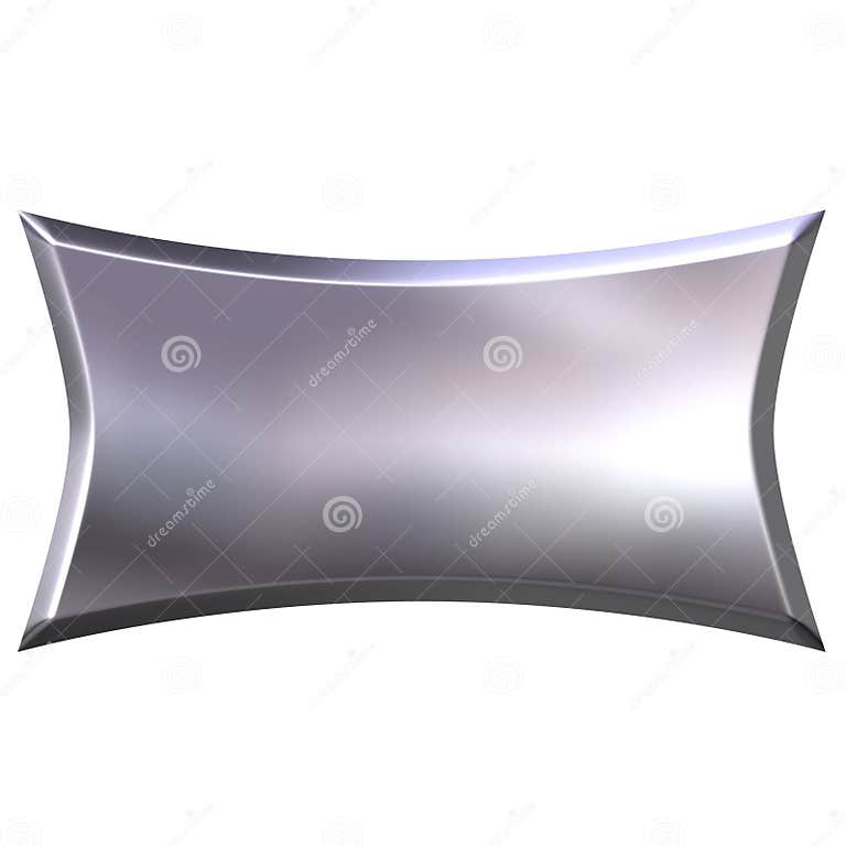 3D Silver Banner stock illustration. Illustration of ribbon - 5271589