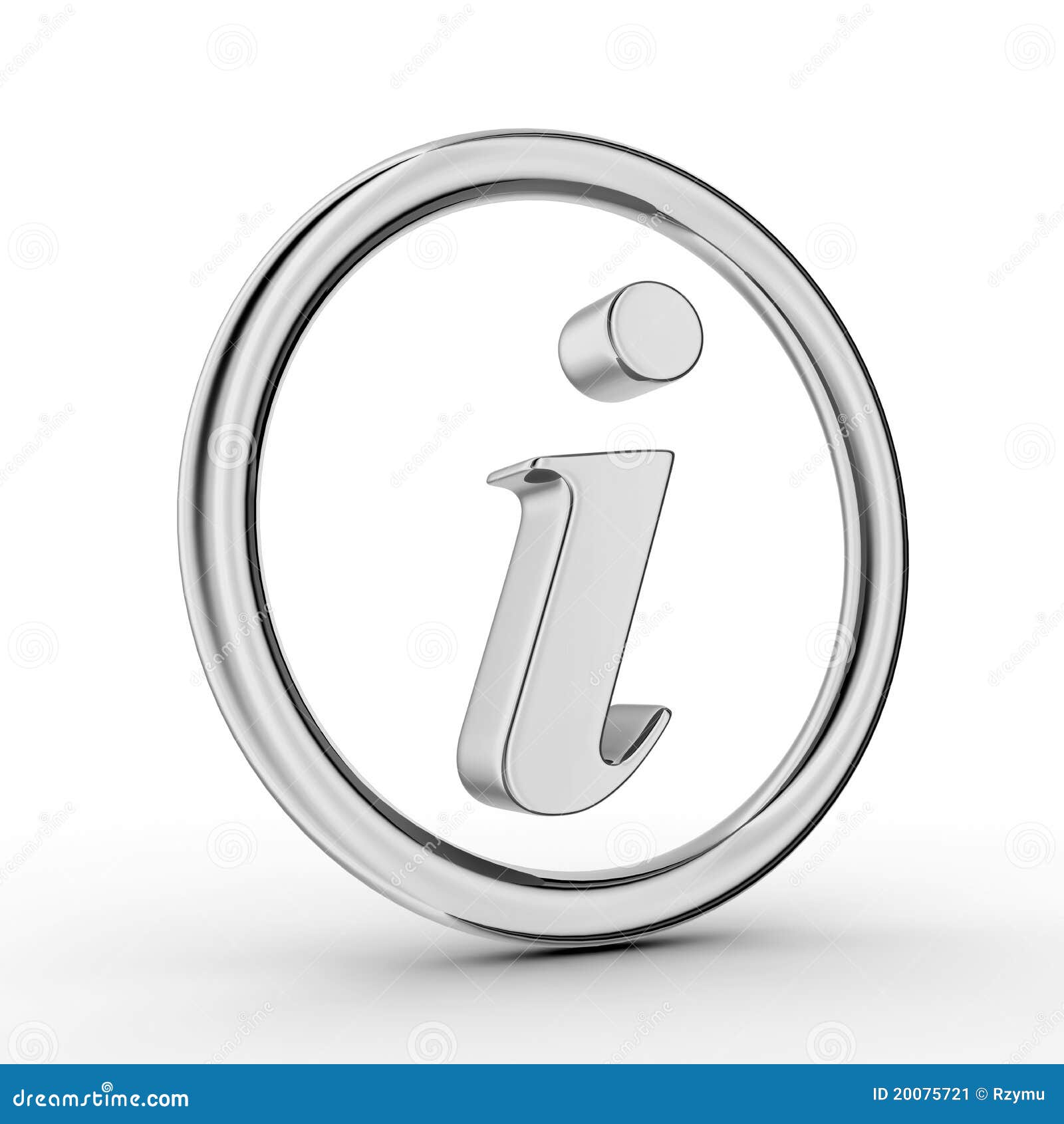 3d silver information sign stock illustration. Illustration of grey ...