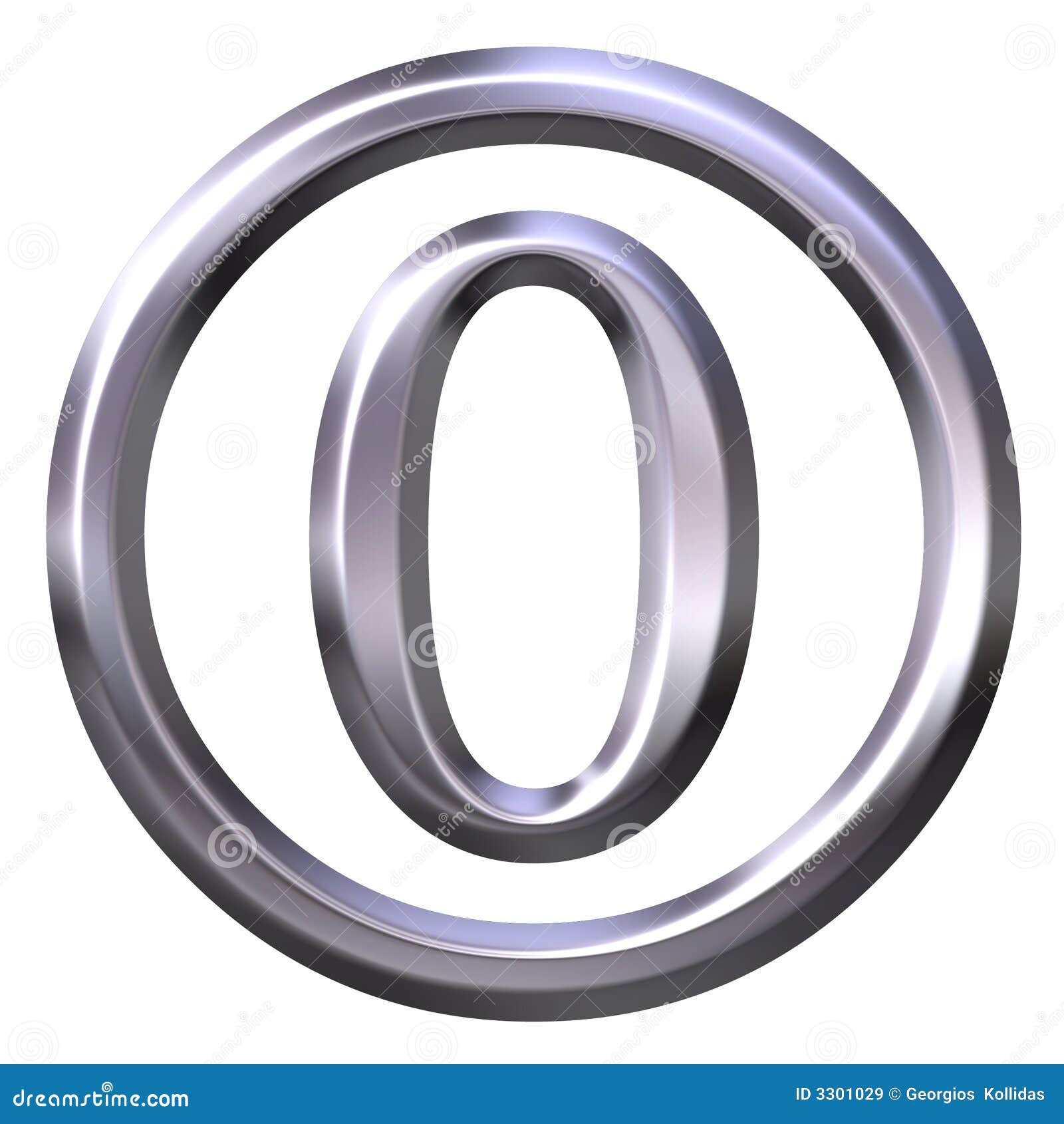 3D Silver Number 0 stock illustration. Illustration of number - 3301029