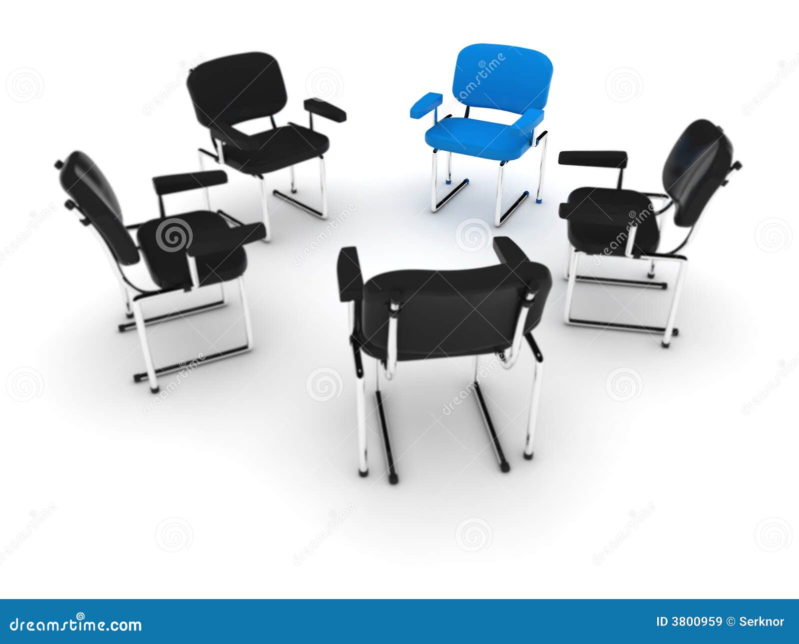 (3d) Sitzt Sitzung vor stock abbildung. Illustration von versammlung ...