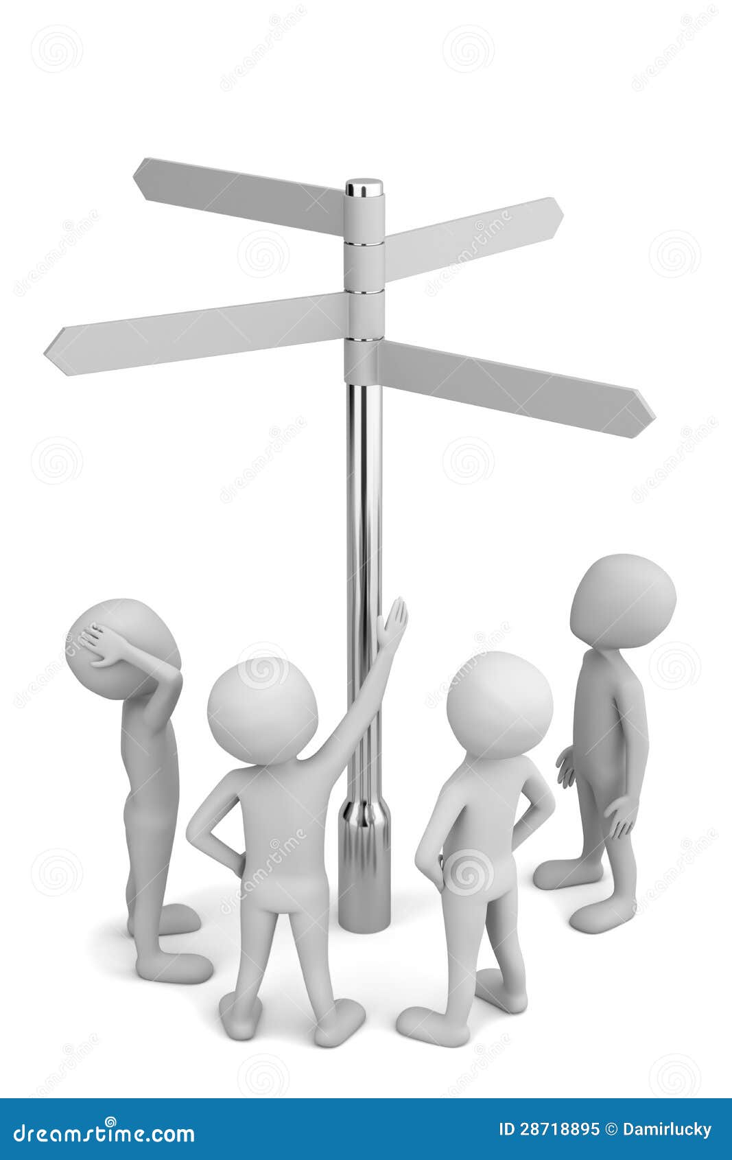 People Choose Yes Or No. Diverse Characters, Doctor Manager Beauty ...