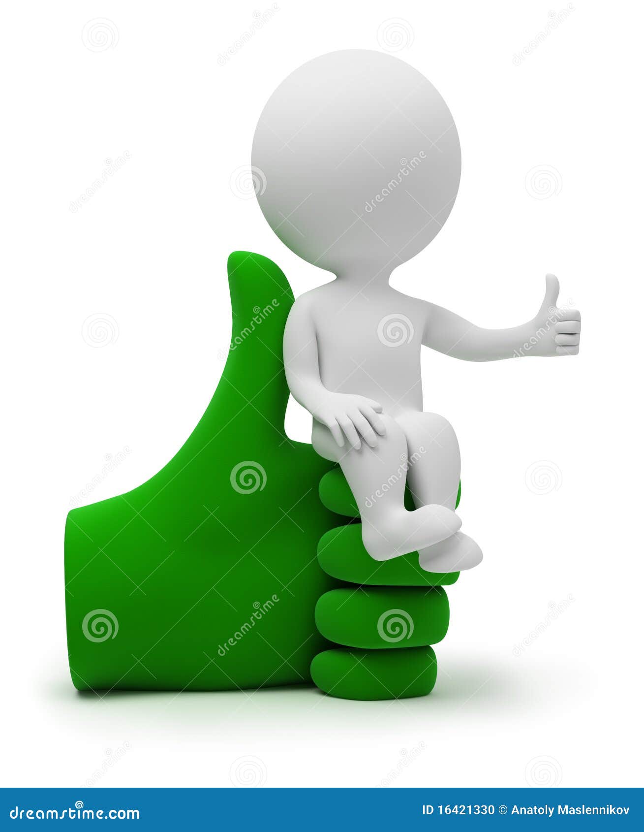 3d Small People - Cool Armchair Stock Illustration - Illustration of ...