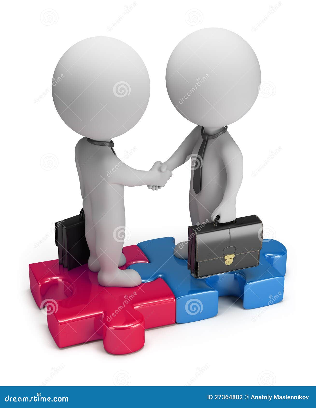 3d small people - deal stock illustration. Illustration of character ...