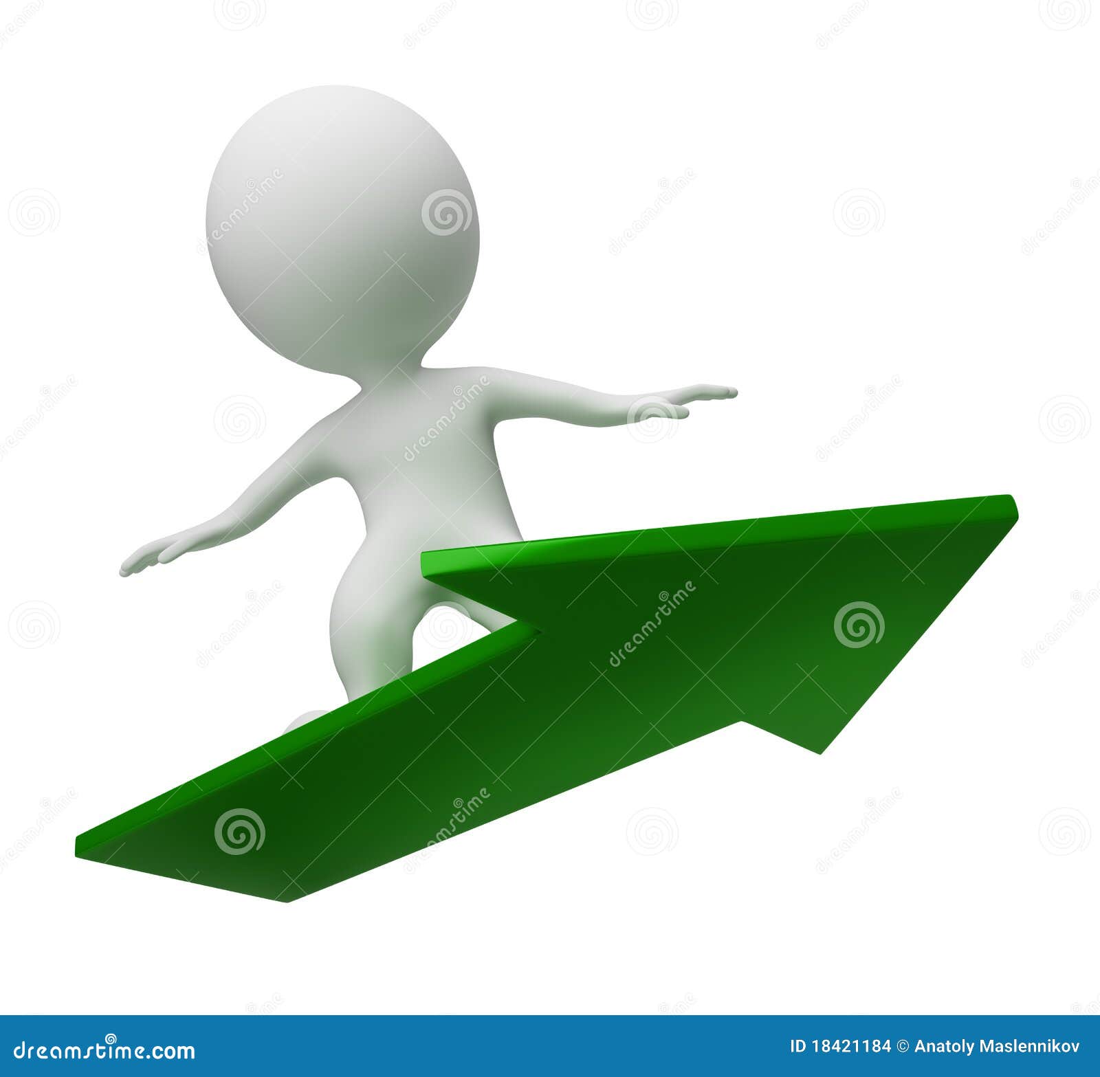 3d Small People Flight Arrow Stock Illustrations – 3 3d Small People ...