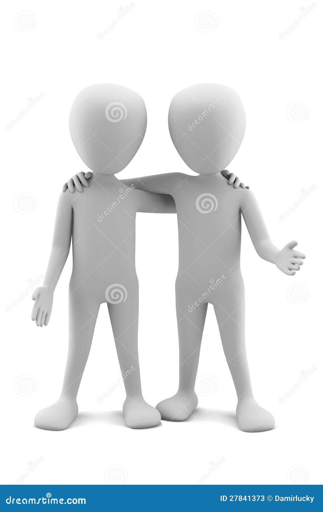 3d People Friends Royalty-Free Illustration | CartoonDealer.com #27229335