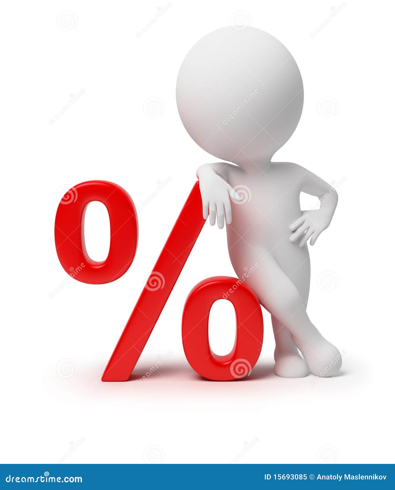 3d small people - percent stock illustration. Illustration of render ...