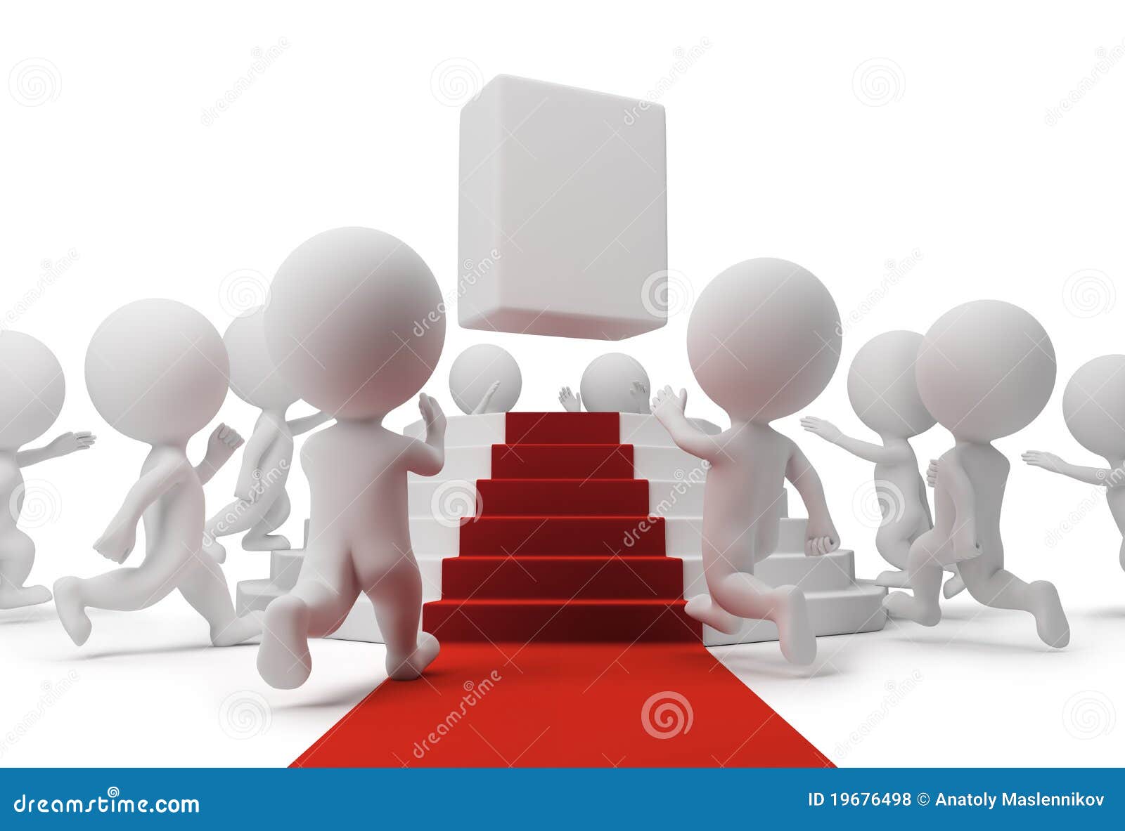 3d Small People - Popular Product Stock Illustration - Illustration of ...