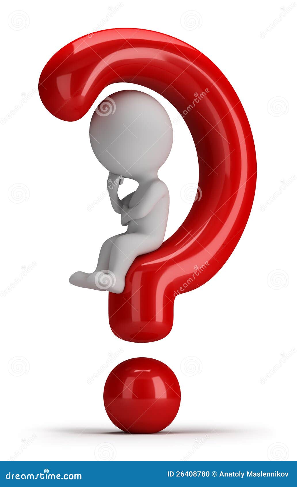 Interrogative Person. Feelings Of Misunderstanding. Businessman And ...