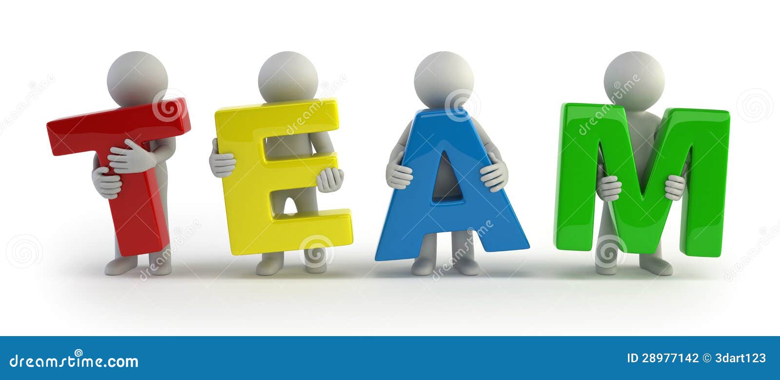 3d small people - team stock illustration. Illustration of businessman ...