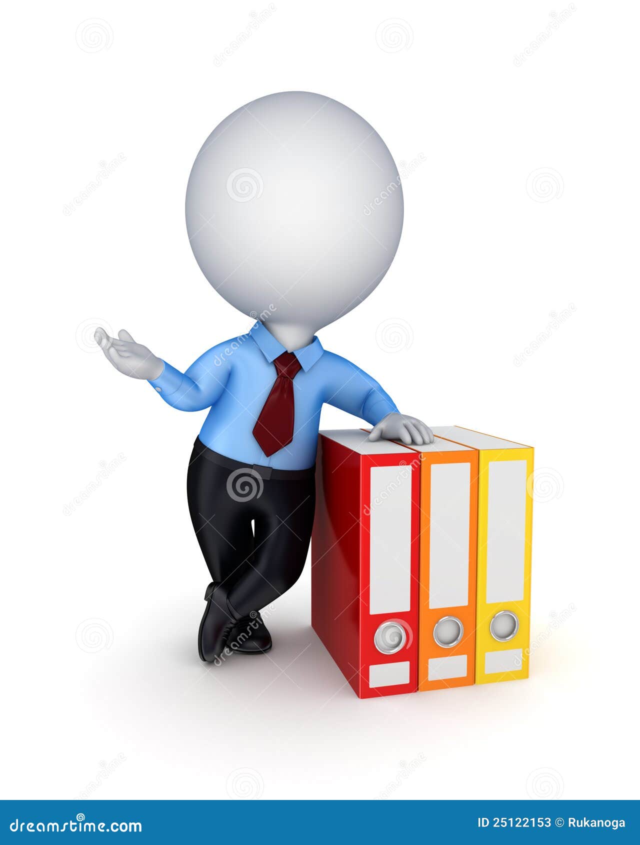 3d Small Person Standing On Red Arrows. Royalty-Free Stock Photo ...