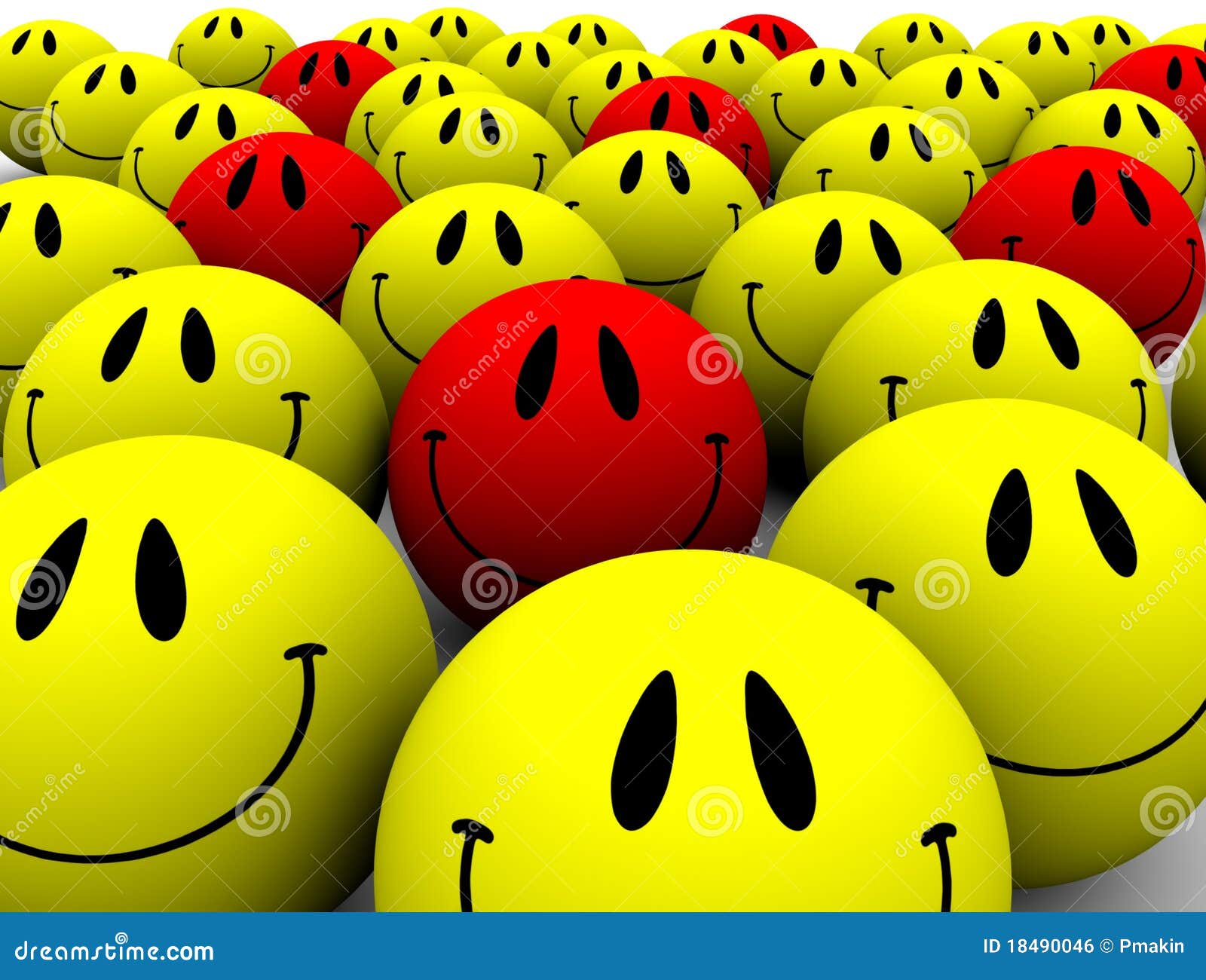 3D smiles stock illustration. Illustration of render - 18490046