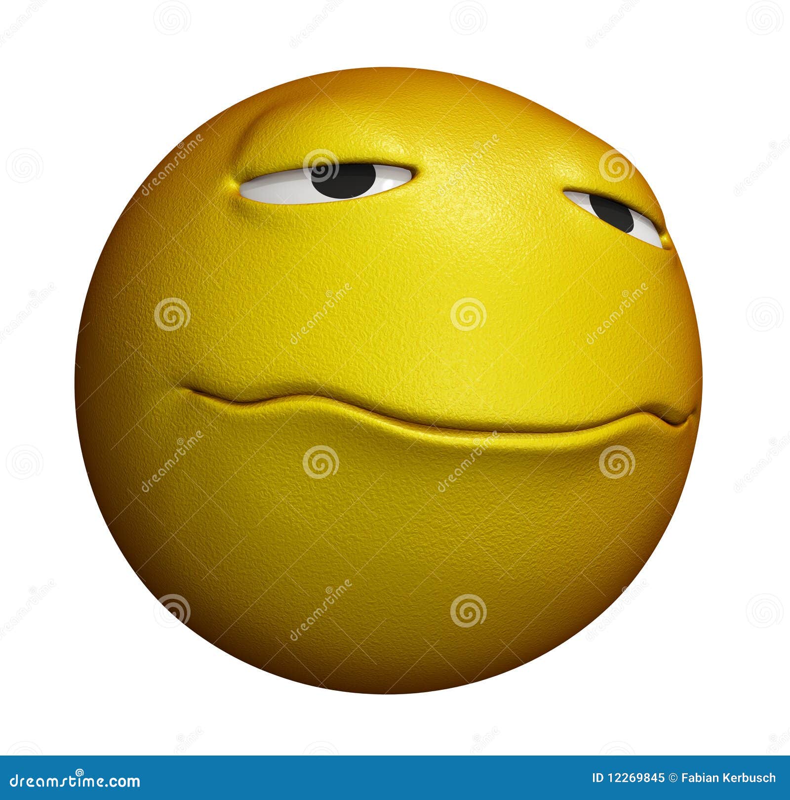 3D Smiley stock illustration. Illustration of grin, happy - 12269845