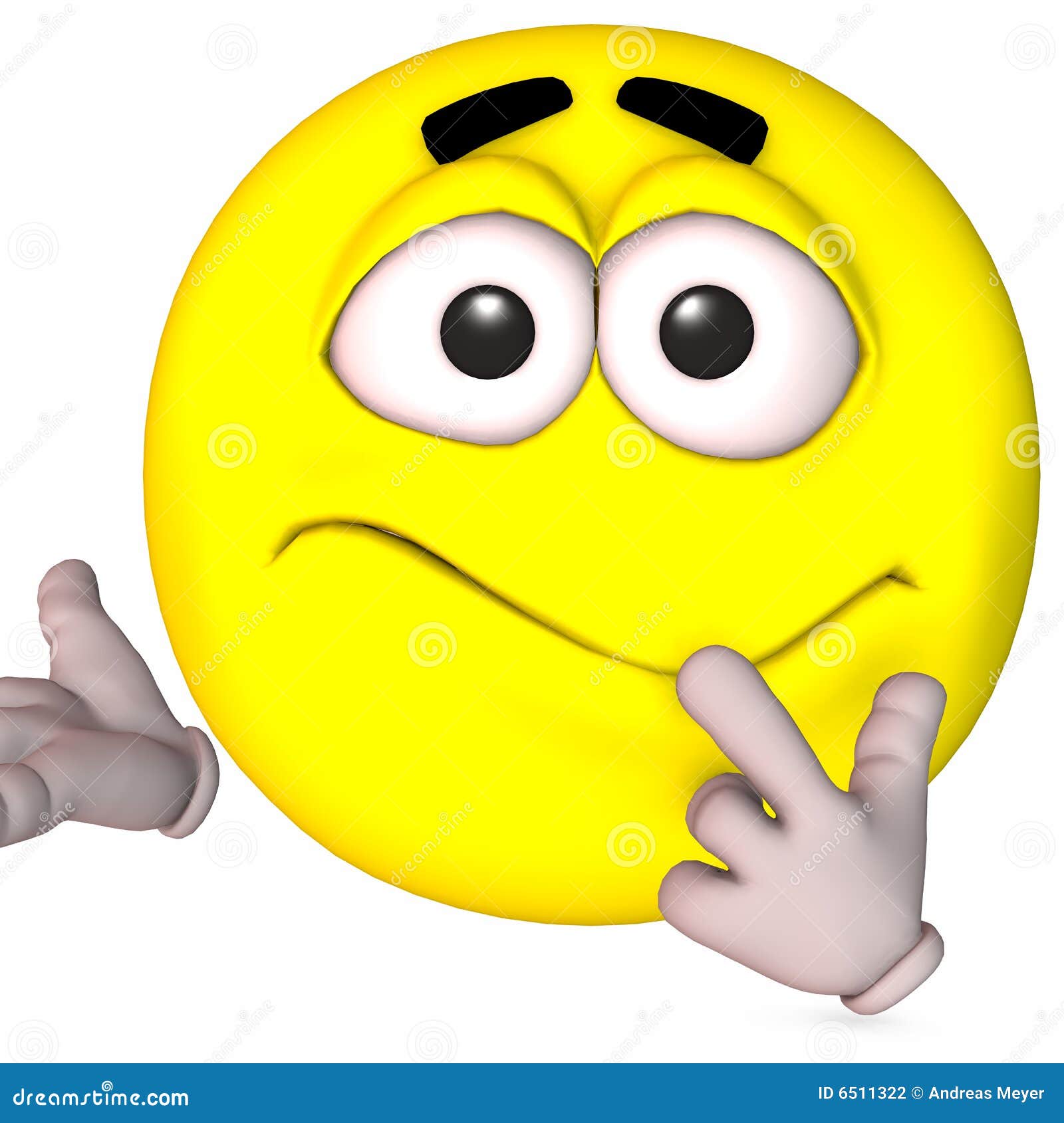 3D Smiley stock illustration. Illustration of smile, digital - 6511322
