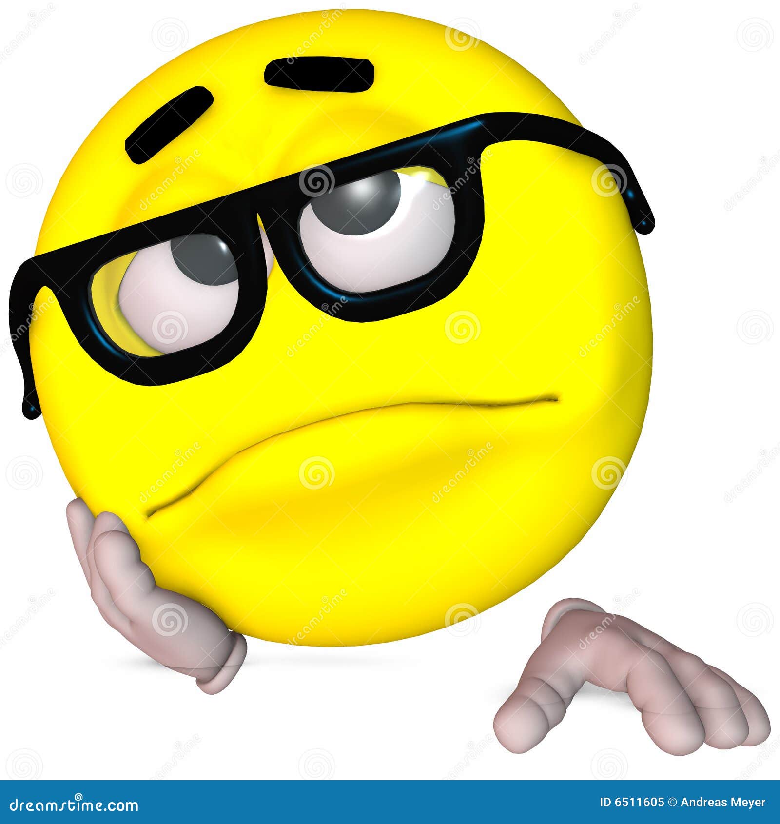 3D Smiley stock illustration. Illustration of smilie, smily - 6511605