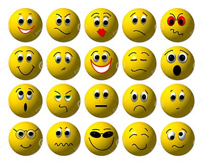 3D Smileys stock illustration. Illustration of emotions - 8759913