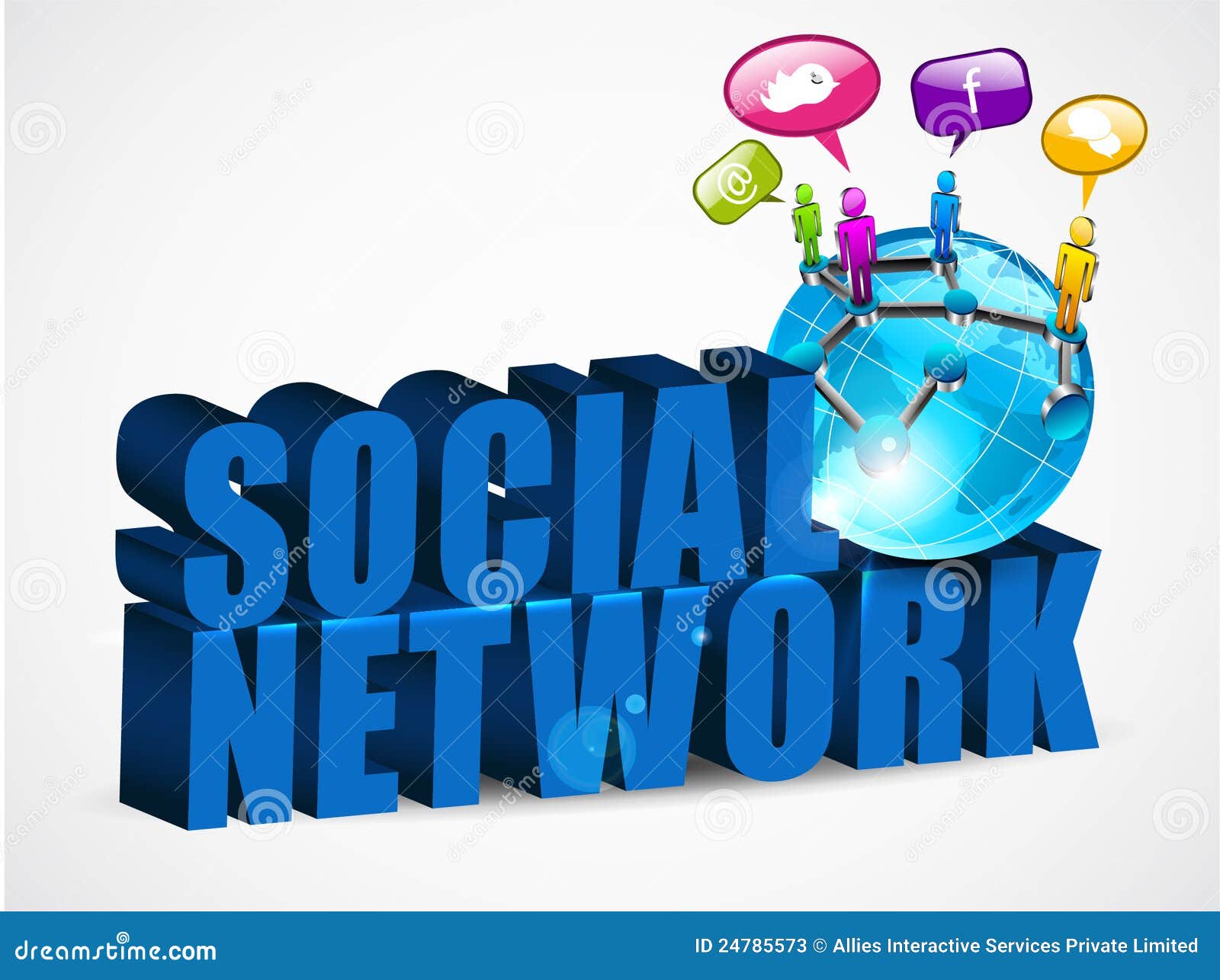 Social Networking Background Stock Illustrations – 76,018 Social ...