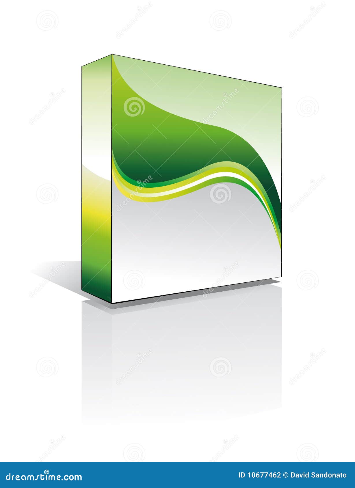 3D Software Box stock vector. Illustration of computer - 10677462
