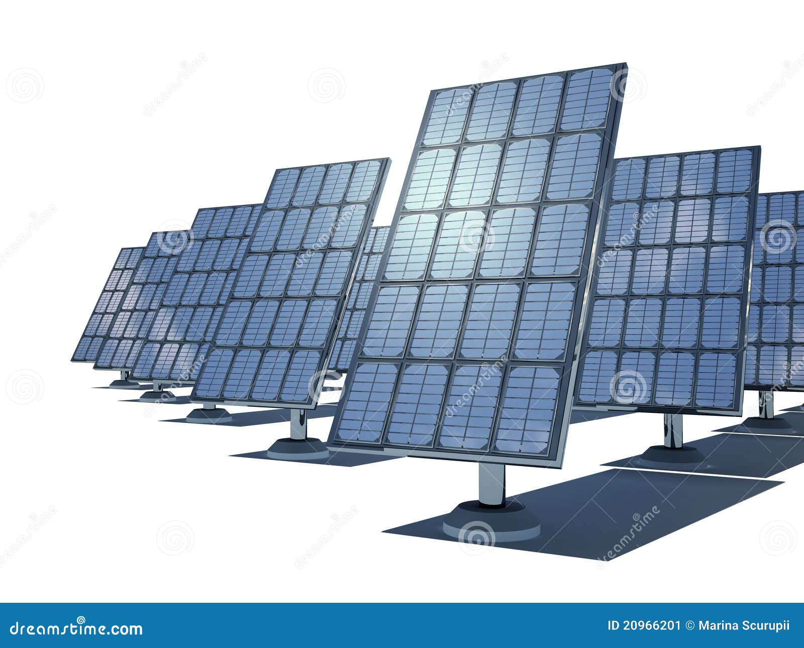 3d solar cells stock illustration. Illustration of technology - 20966201