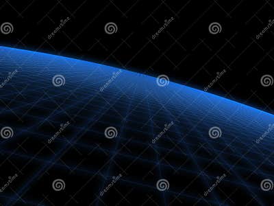 3d space stock illustration. Illustration of parallel - 1225757