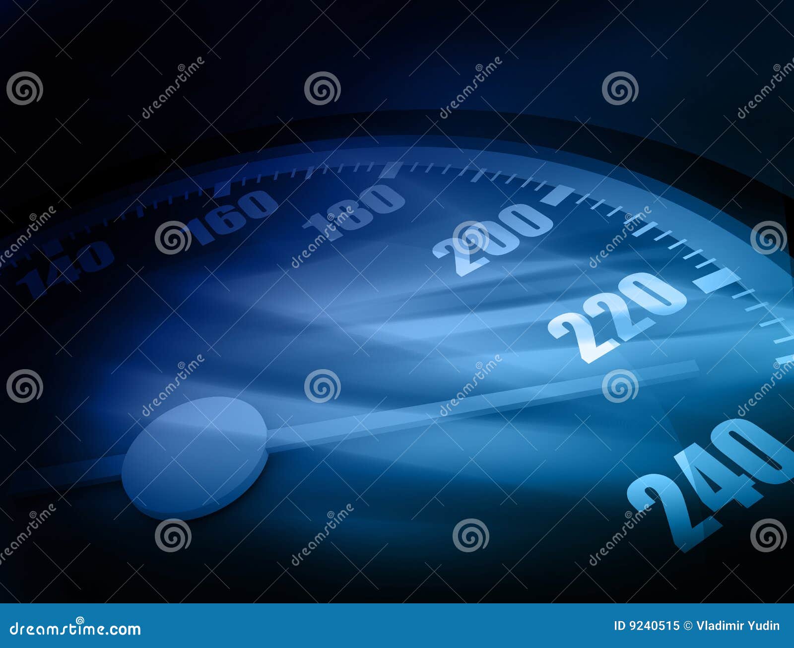 3D Speedometer stock illustration. Illustration of extreme - 9240515
