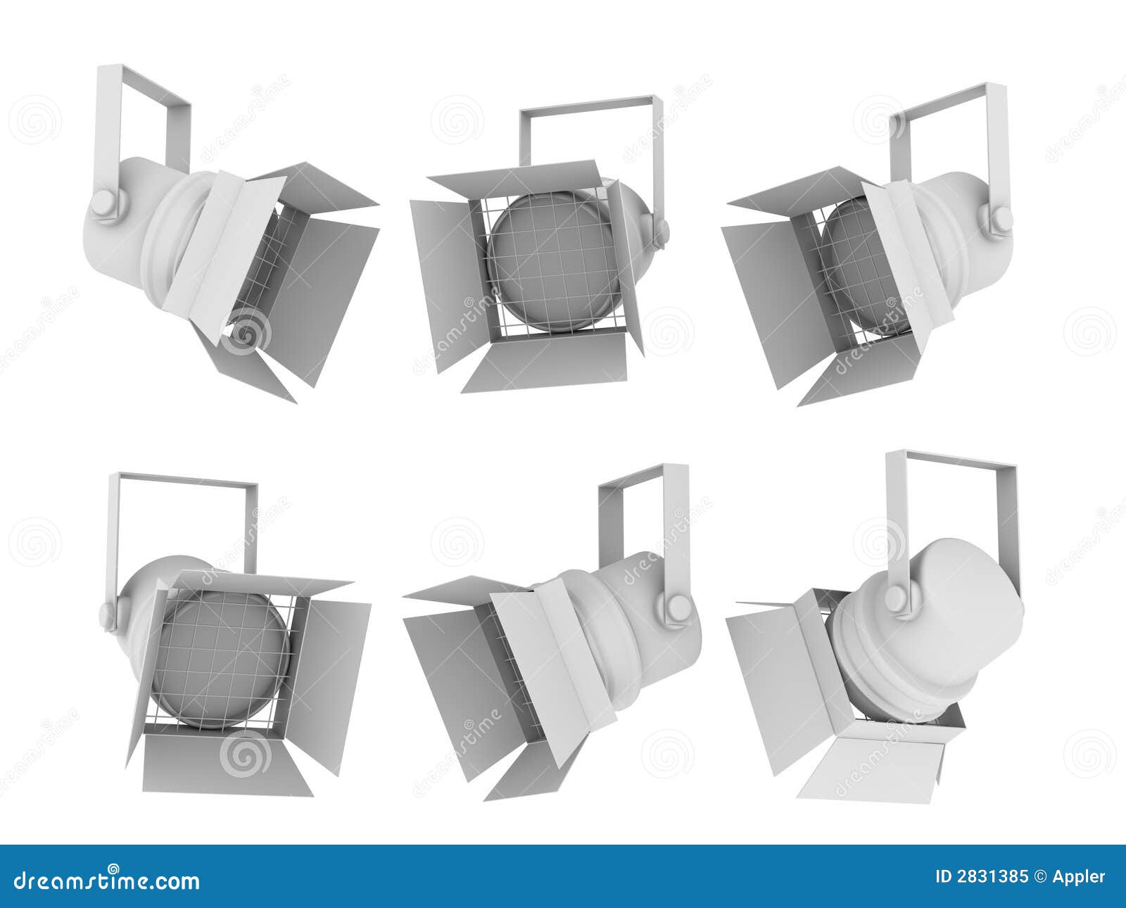 3d spotlight stock illustration. Illustration of drama - 2831385