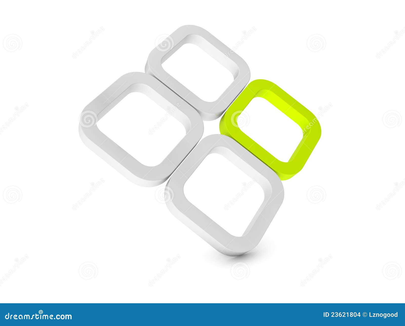 3D square design stock illustration. Illustration of group - 23621804