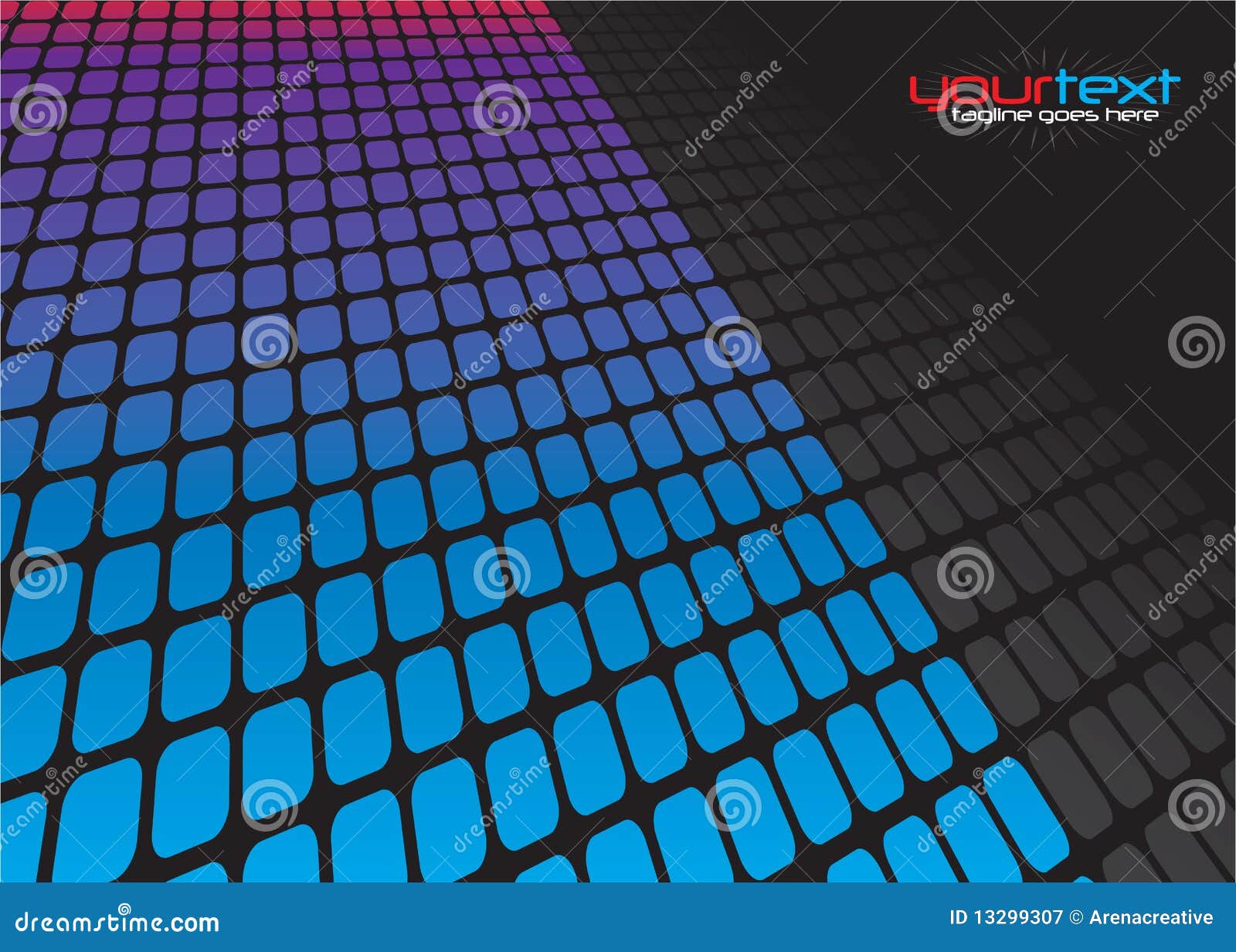 3D Squares Grid Layout stock vector. Illustration of purple - 13299307