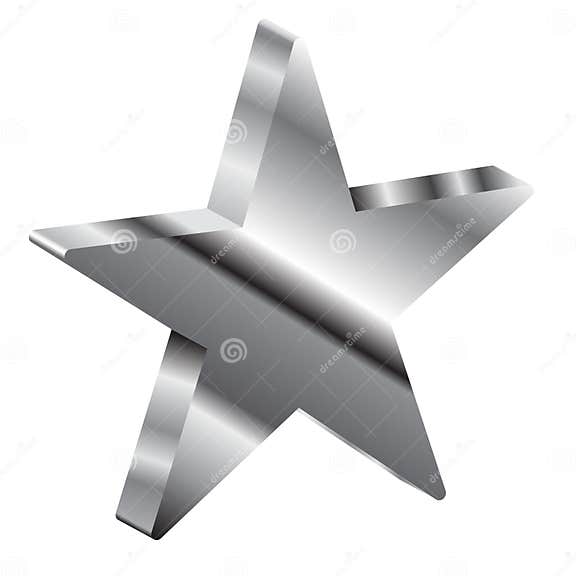3d star stock vector. Illustration of shiny, sticker - 13884771