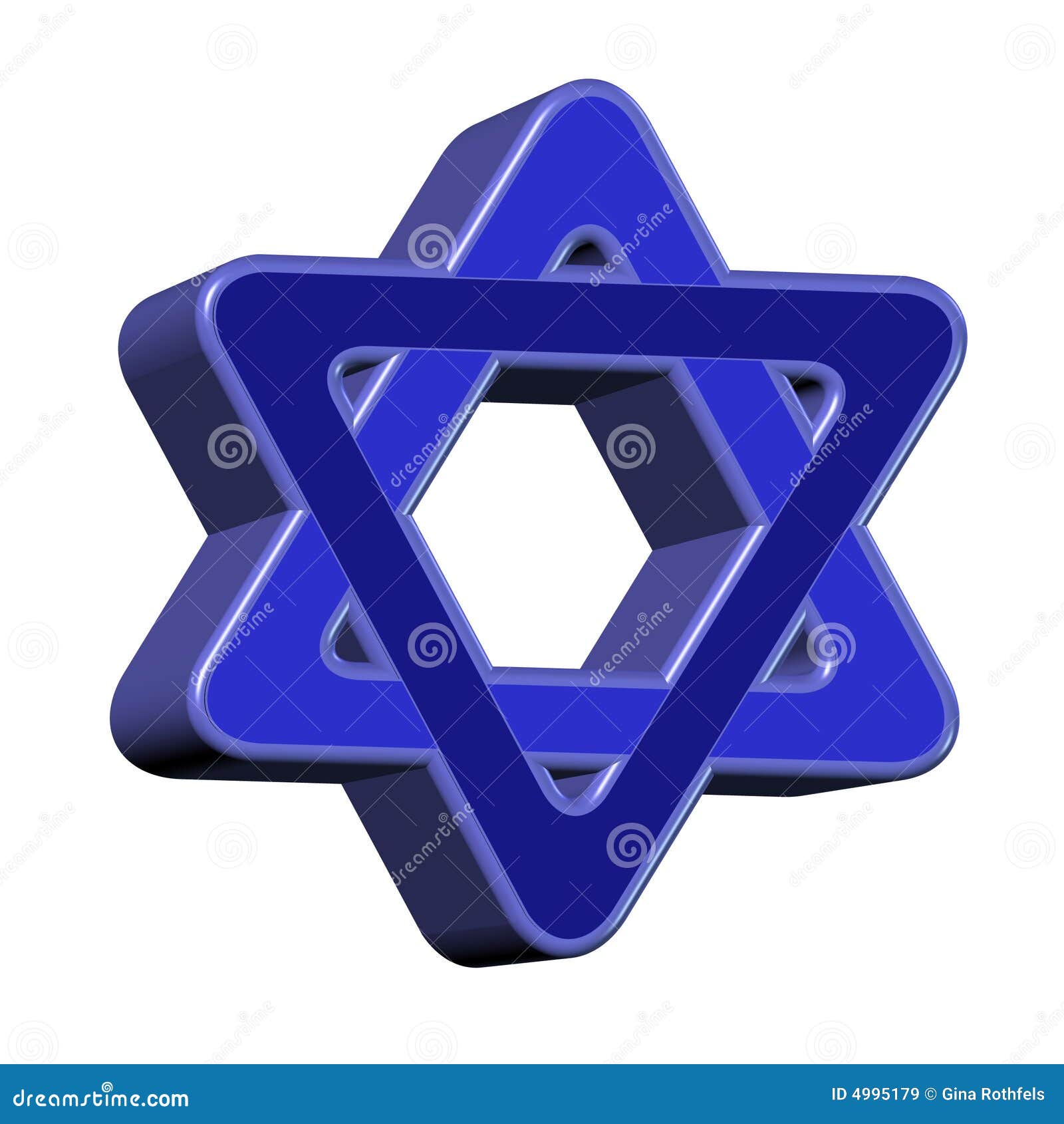 3D Star of David stock illustration. Illustration of grey - 4995179
