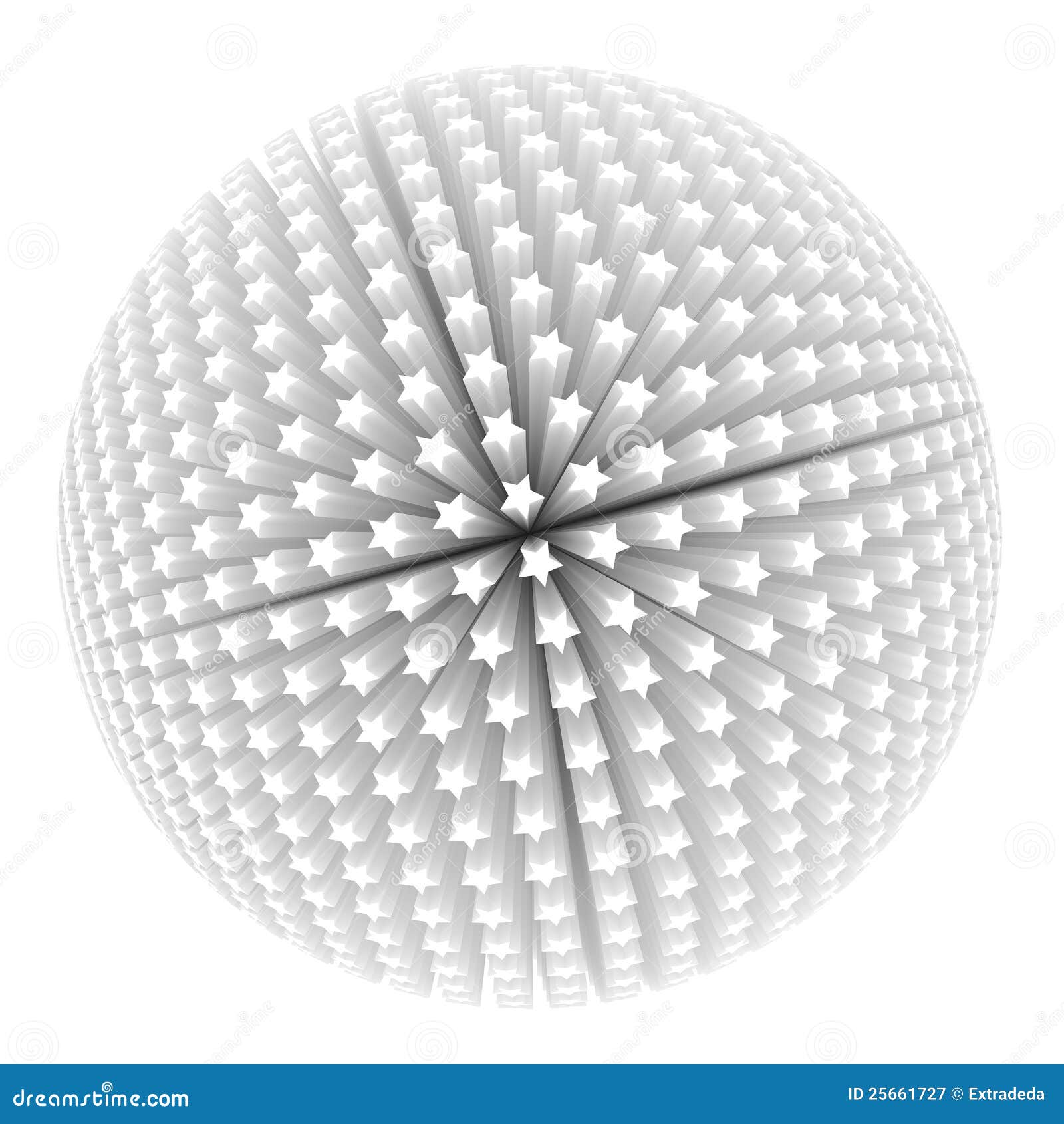 3d stars like a sphere stock illustration. Illustration of abstract ...